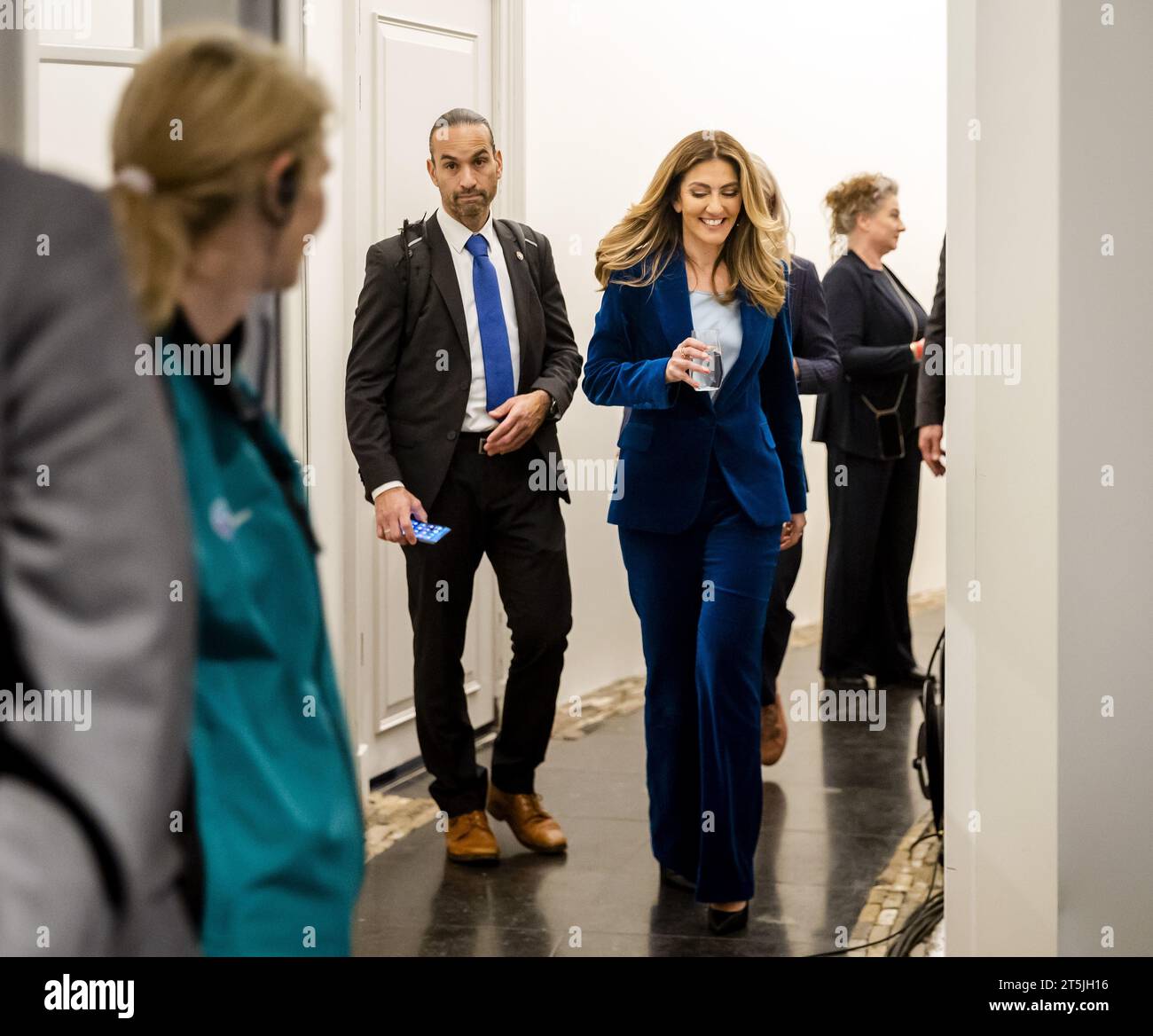 AMSTERDAM - Dilan Yesilgoz (VVD) during a break from the RTL election ...