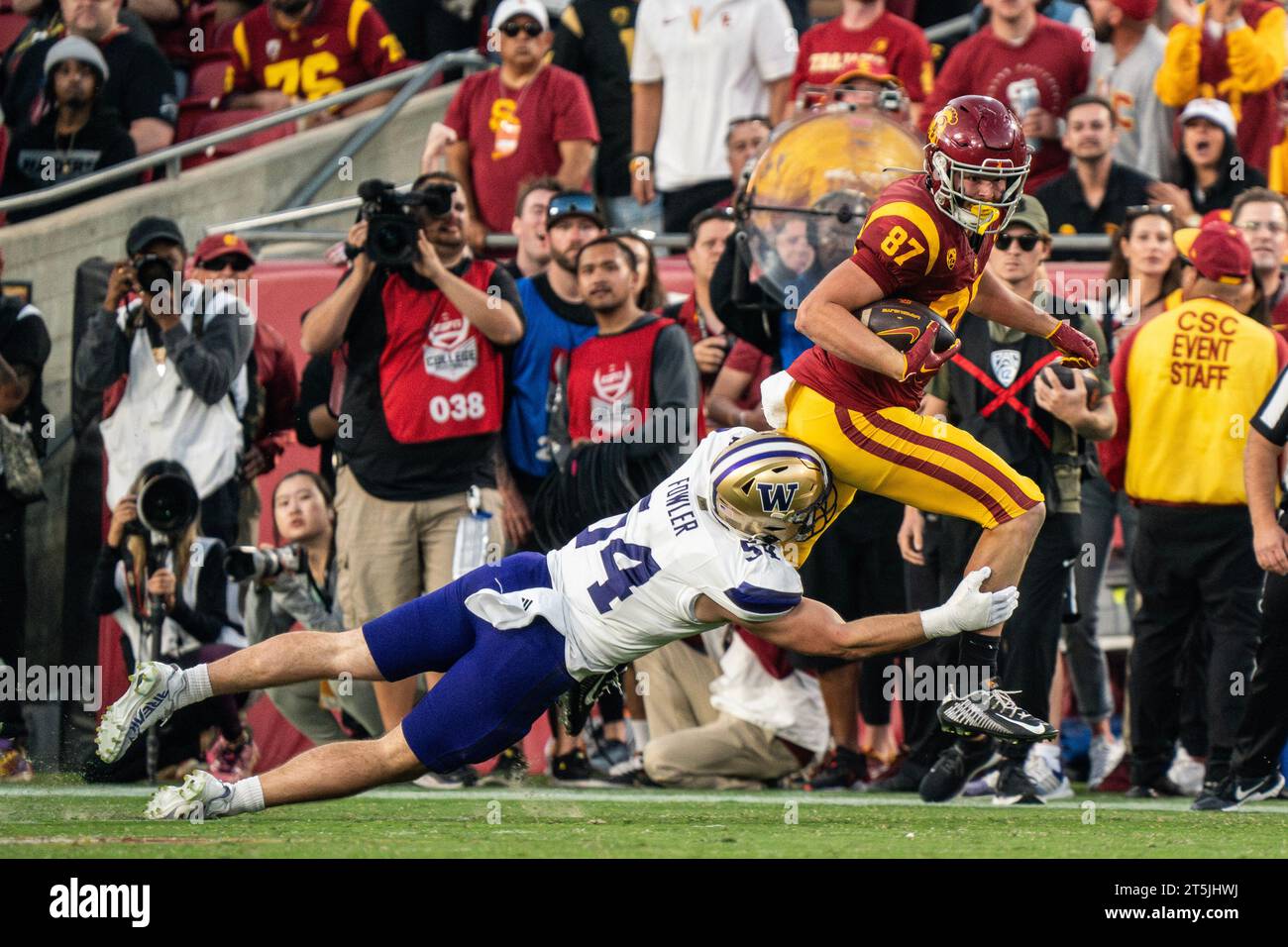 Usc trojans tight end hi-res stock photography and images - Alamy