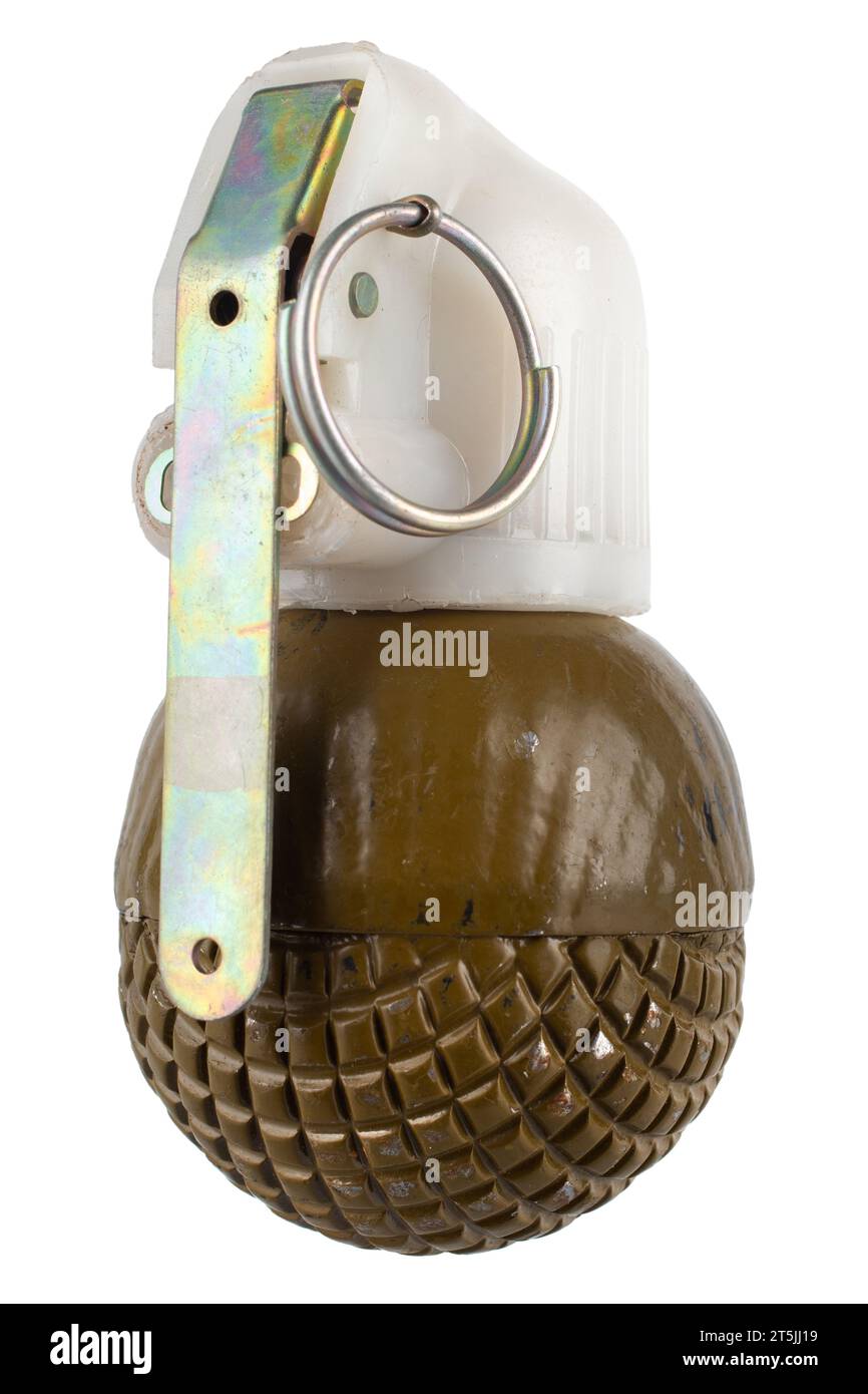 Russian hand grenade RGO isolated on white background Stock Photo - Alamy