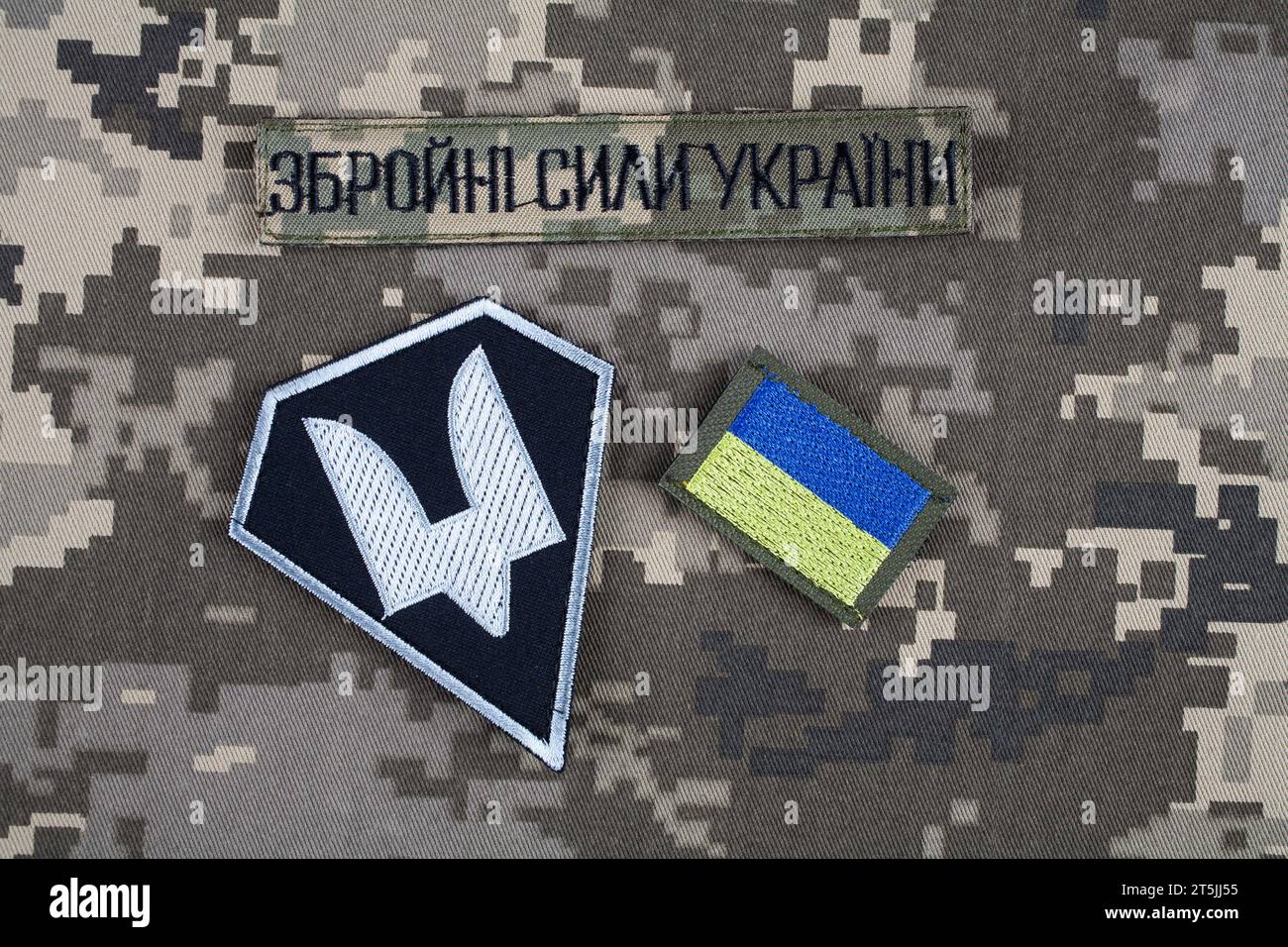 KYIV, UKRAINE - October 6, 2022. Russian invasion in Ukraine 2022. The ...