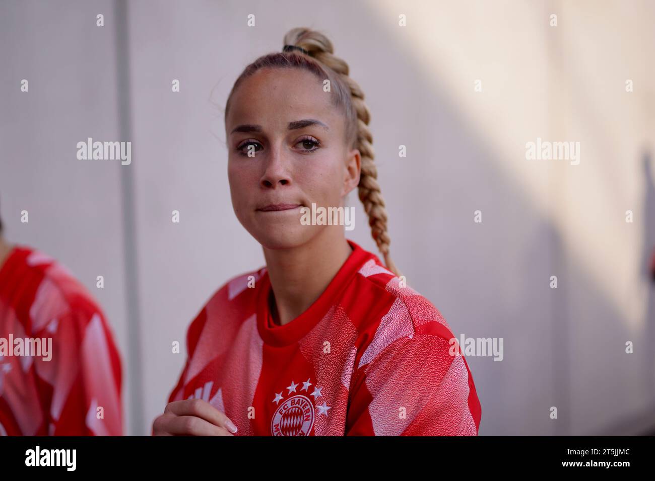 Munich, Germany. 05th Nov, 2023. Frankfurt, Germany, November 5th 2023: Giulia Gwinn ( 7 Bayern ...