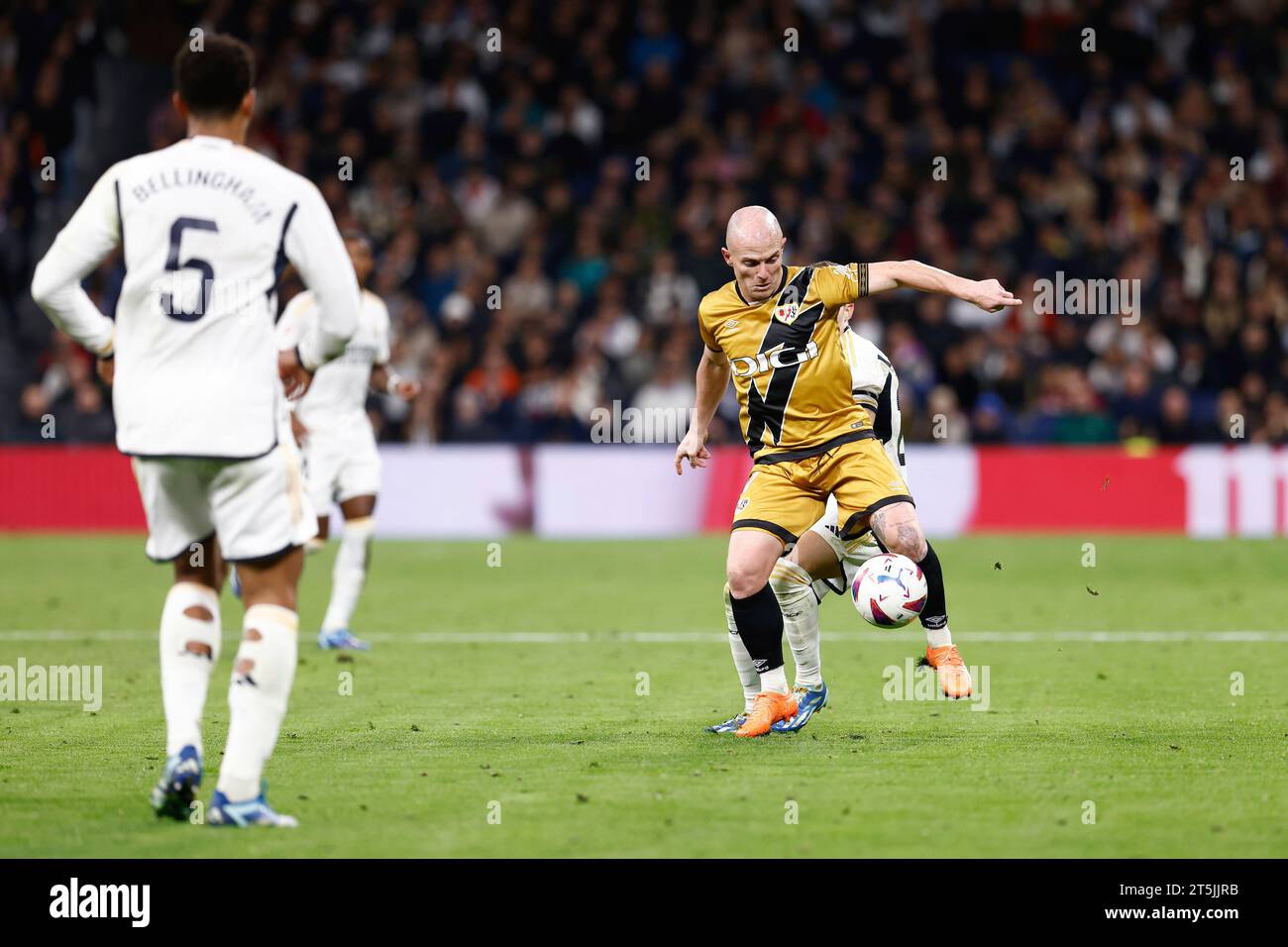 Isi Palazon of Rayo Vallecano in action during the spanish league, La ...