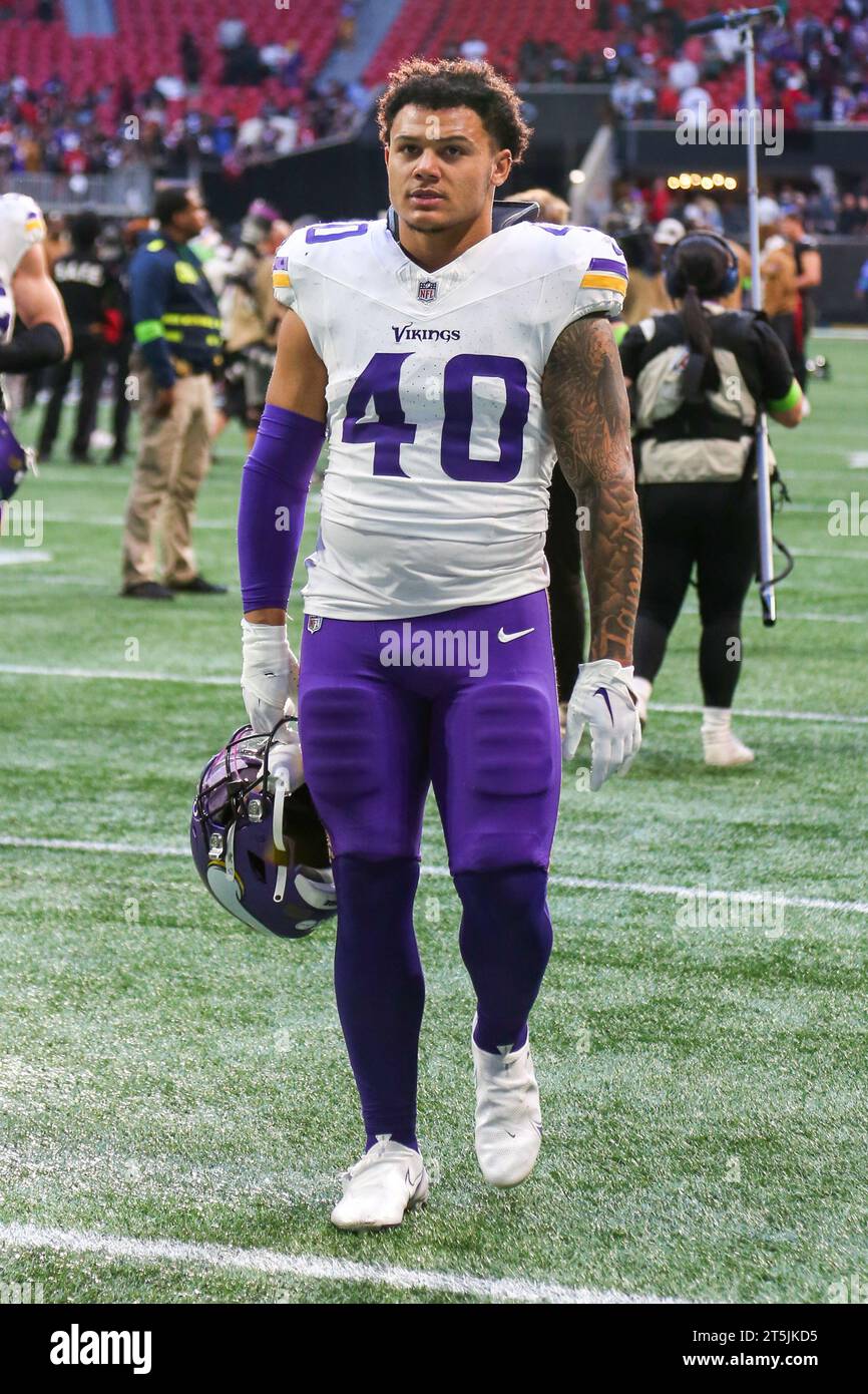 Atlanta, Georgia, USA. 5th Nov, 2023. Minnesota Vikings linebacker Ivan ...