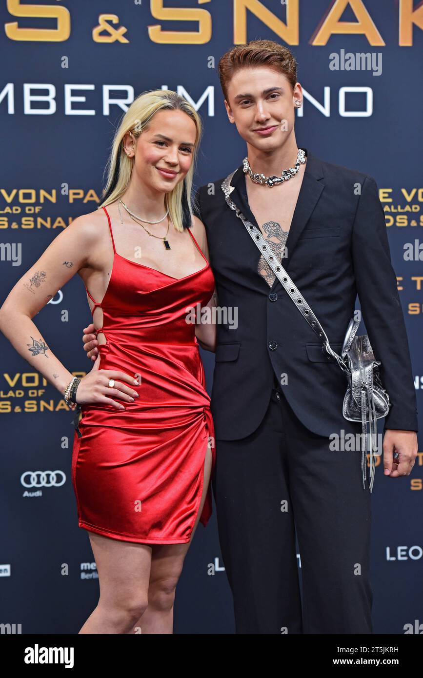 Gina Beckmann, Leon Content - Europapremiere von DIE TRIBUTE VON PANEM - THE BALLAD OF SONGBIRDS ...