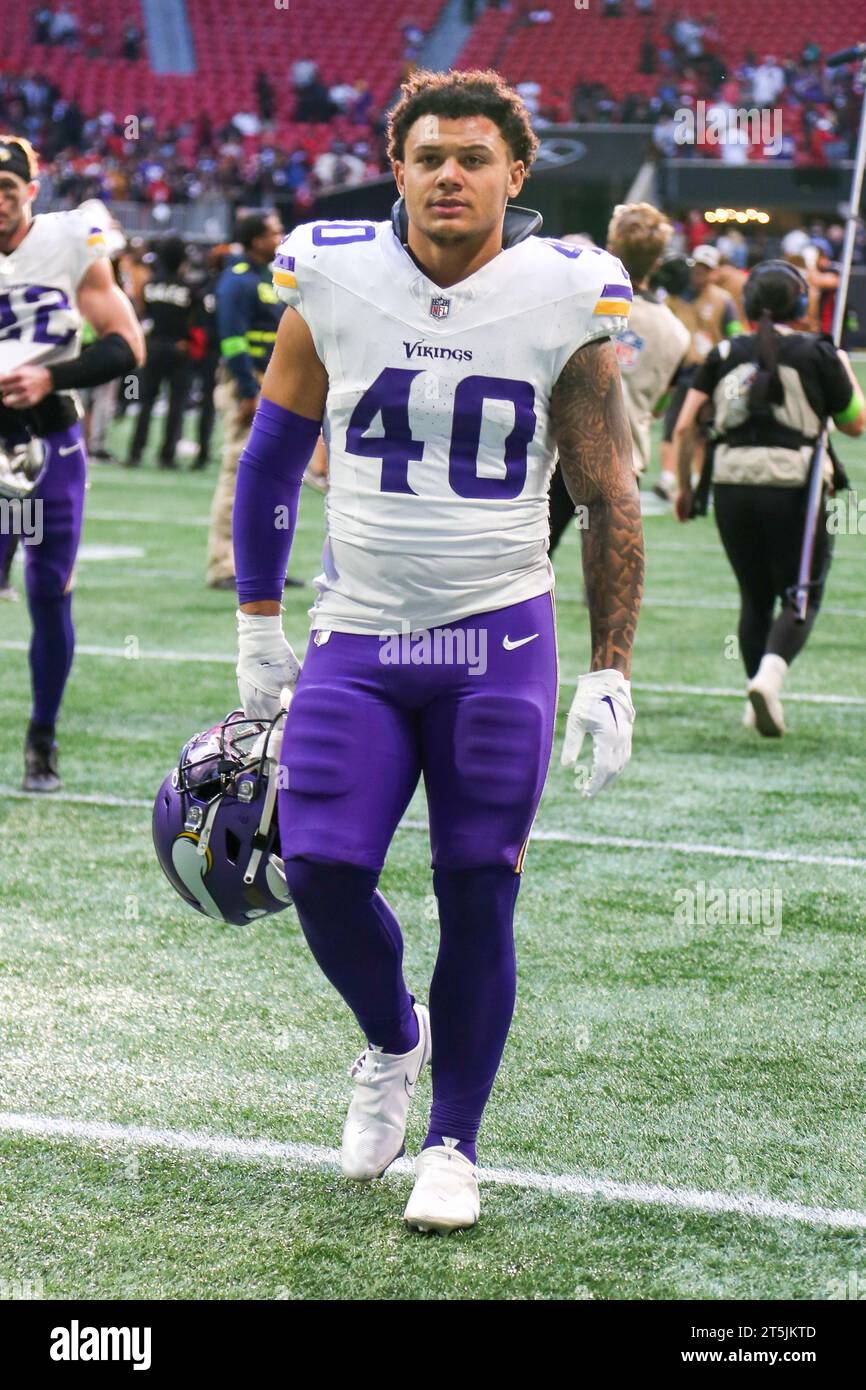 Atlanta, Georgia, USA. 5th Nov, 2023. Minnesota Vikings linebacker Ivan ...