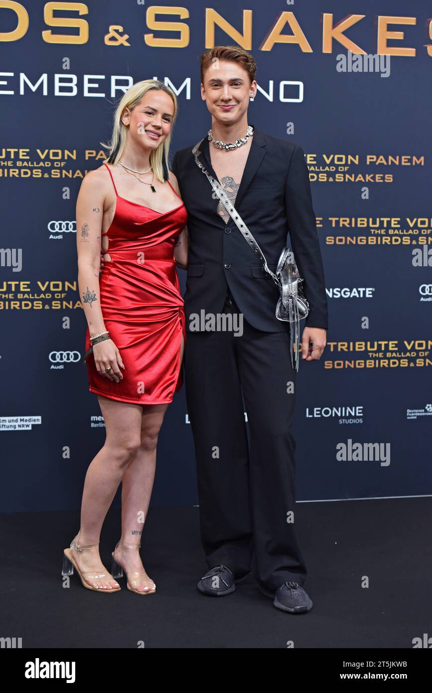 Gina Beckmann, Leon Content - Europapremiere von DIE TRIBUTE VON PANEM - THE BALLAD OF SONGBIRDS ...