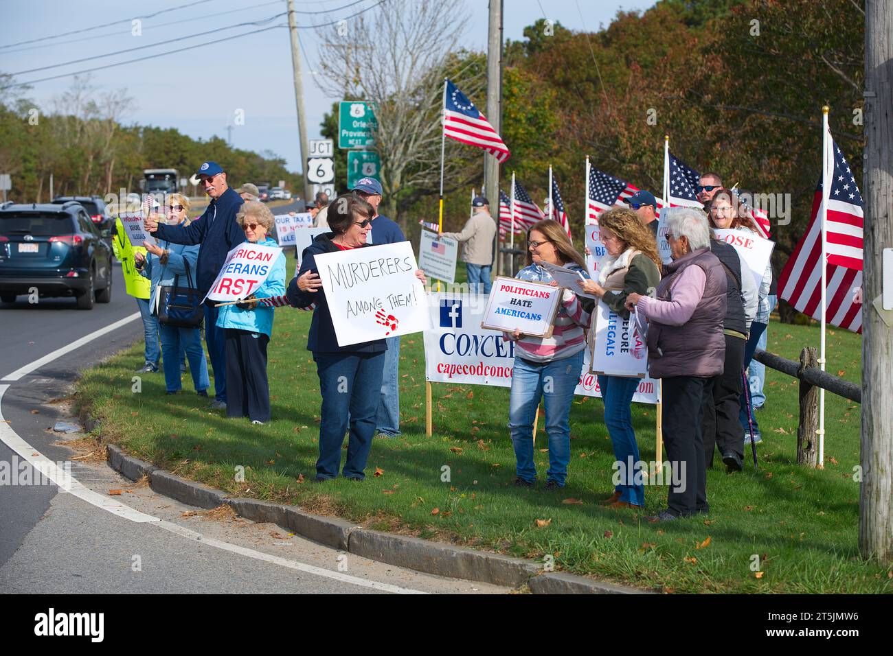 Concerned Citizens of Cape Cod protesting the housing of Illegal ...