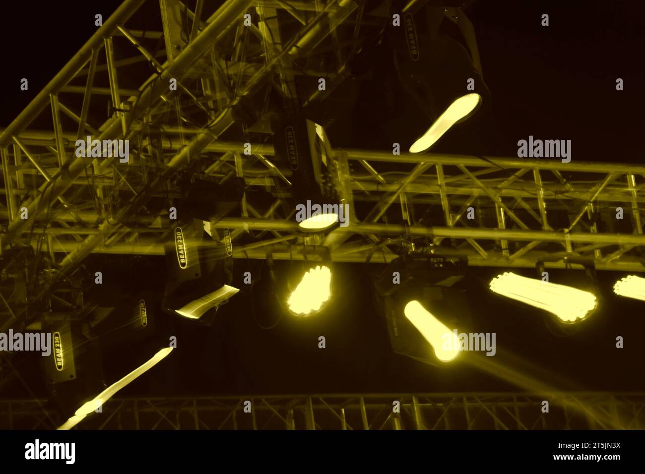 stage lighting effect in the dark Stock Photo - Alamy