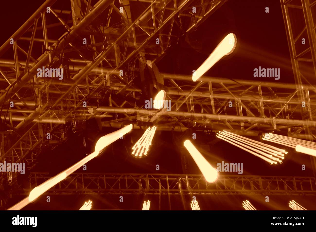 stage lighting effect in the dark Stock Photo - Alamy