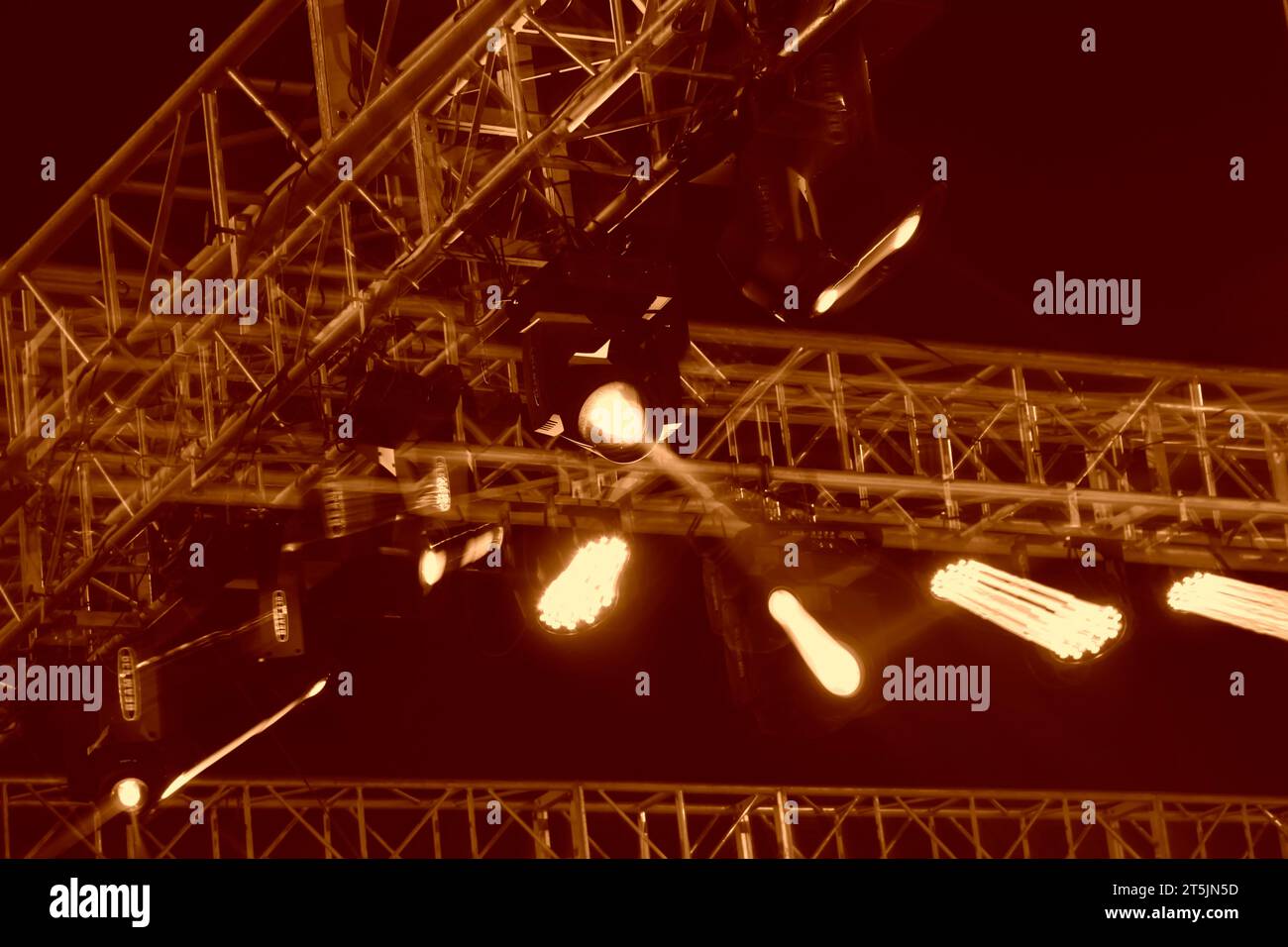 stage lighting effect in the dark Stock Photo - Alamy