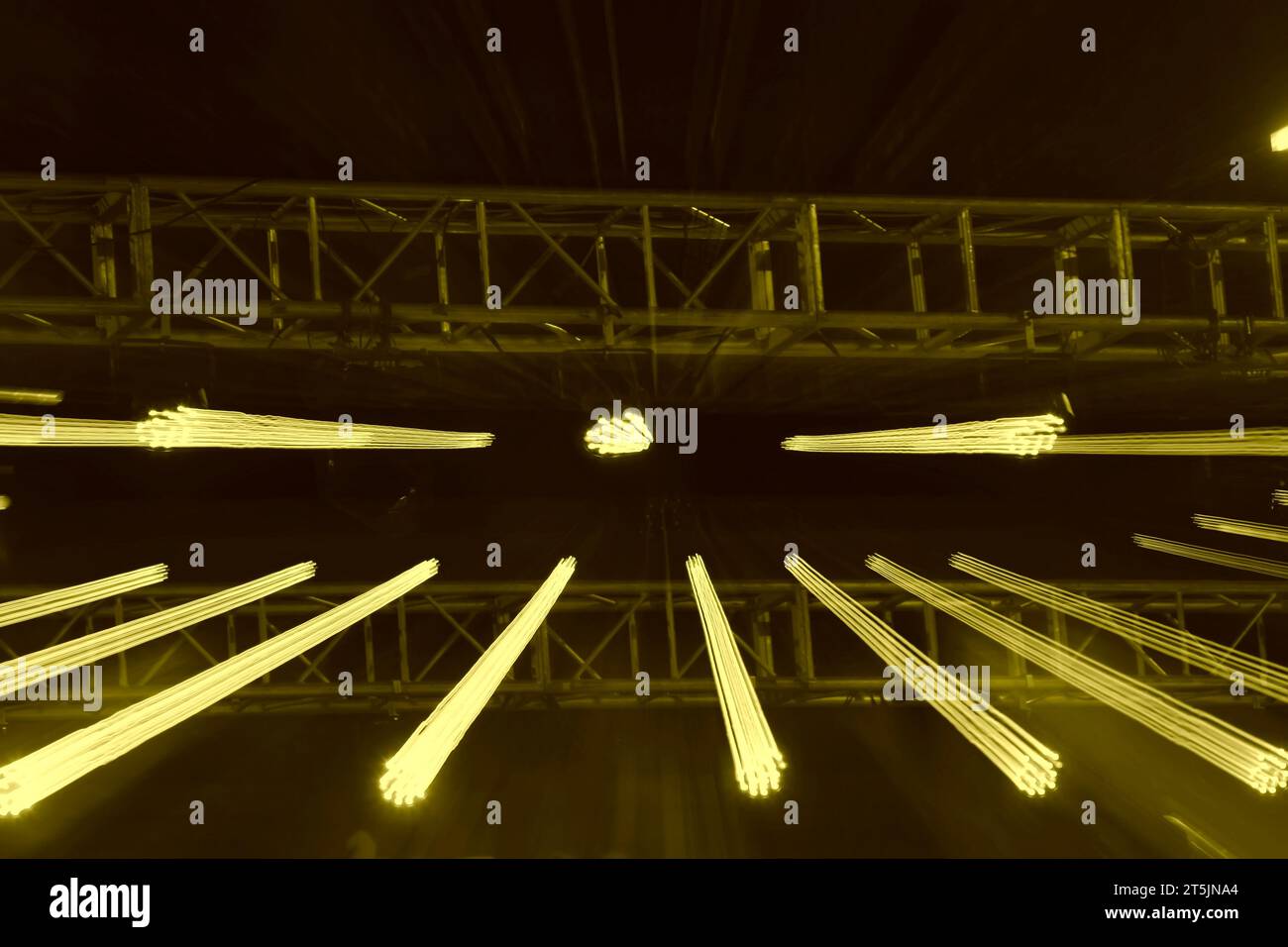 stage lighting effect in the dark Stock Photo - Alamy