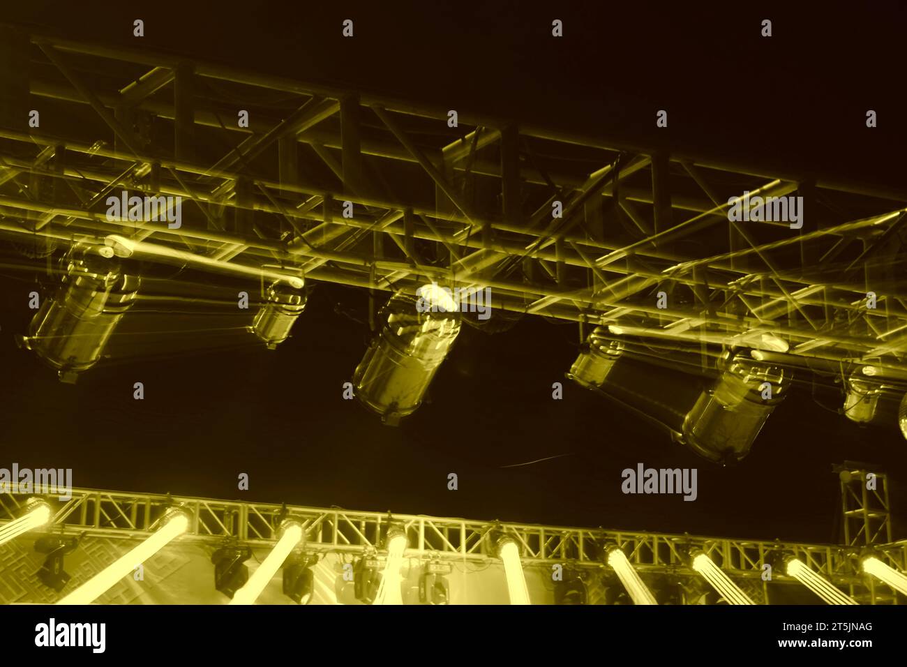 stage lighting effect in the dark Stock Photo - Alamy