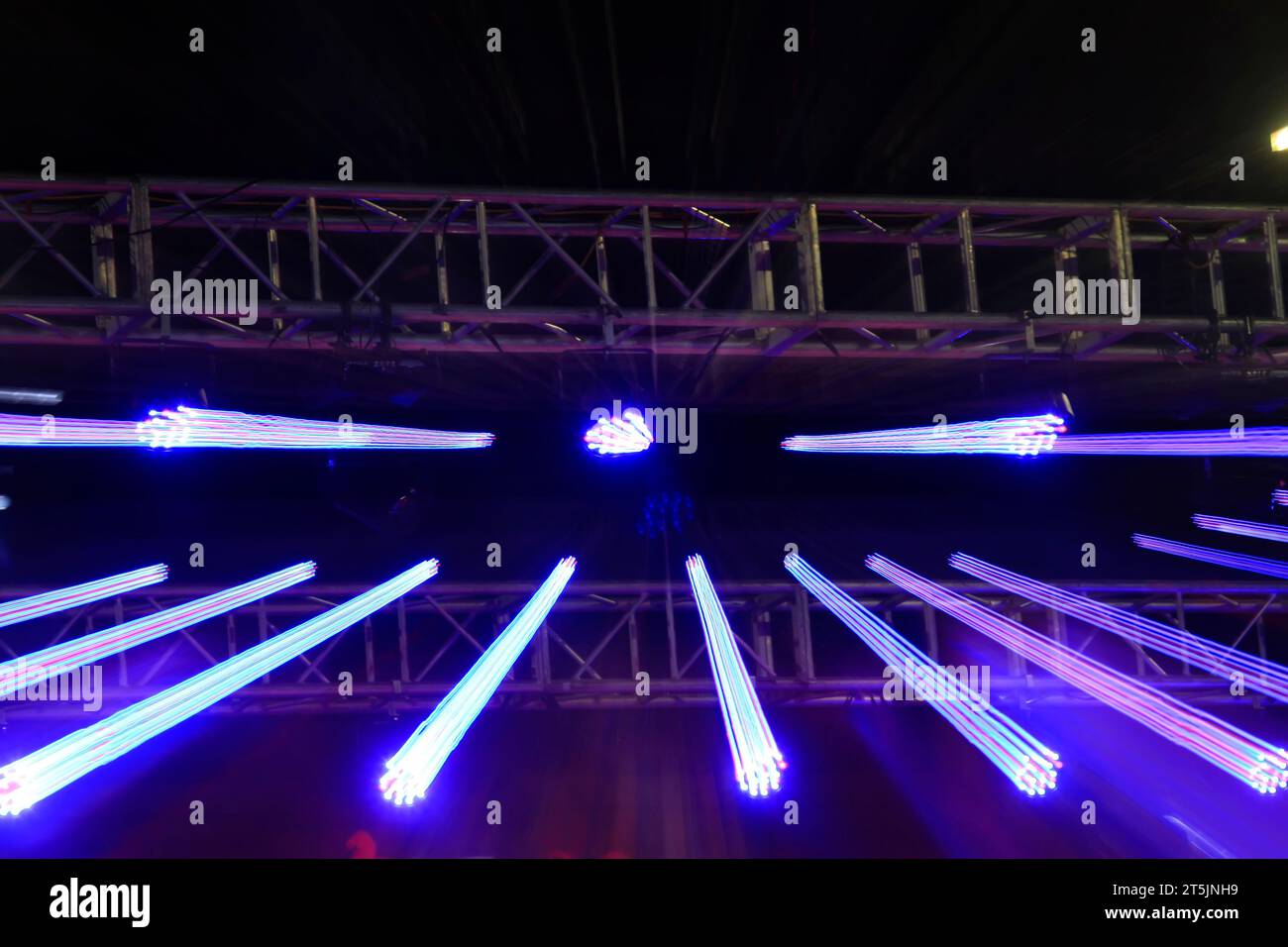 stage lighting effect in the dark Stock Photo - Alamy