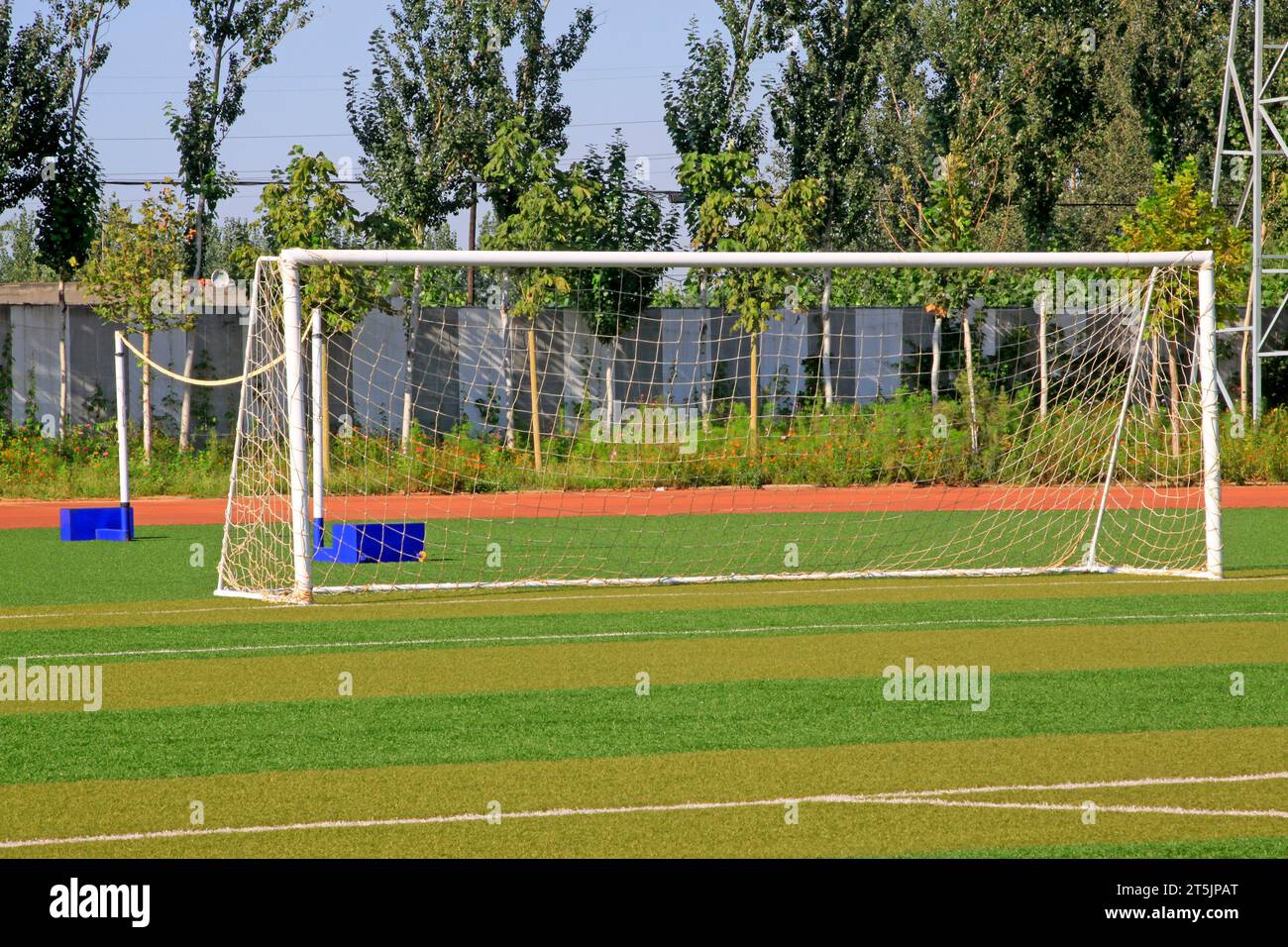Campus soccer field hi-res stock photography and images - Alamy