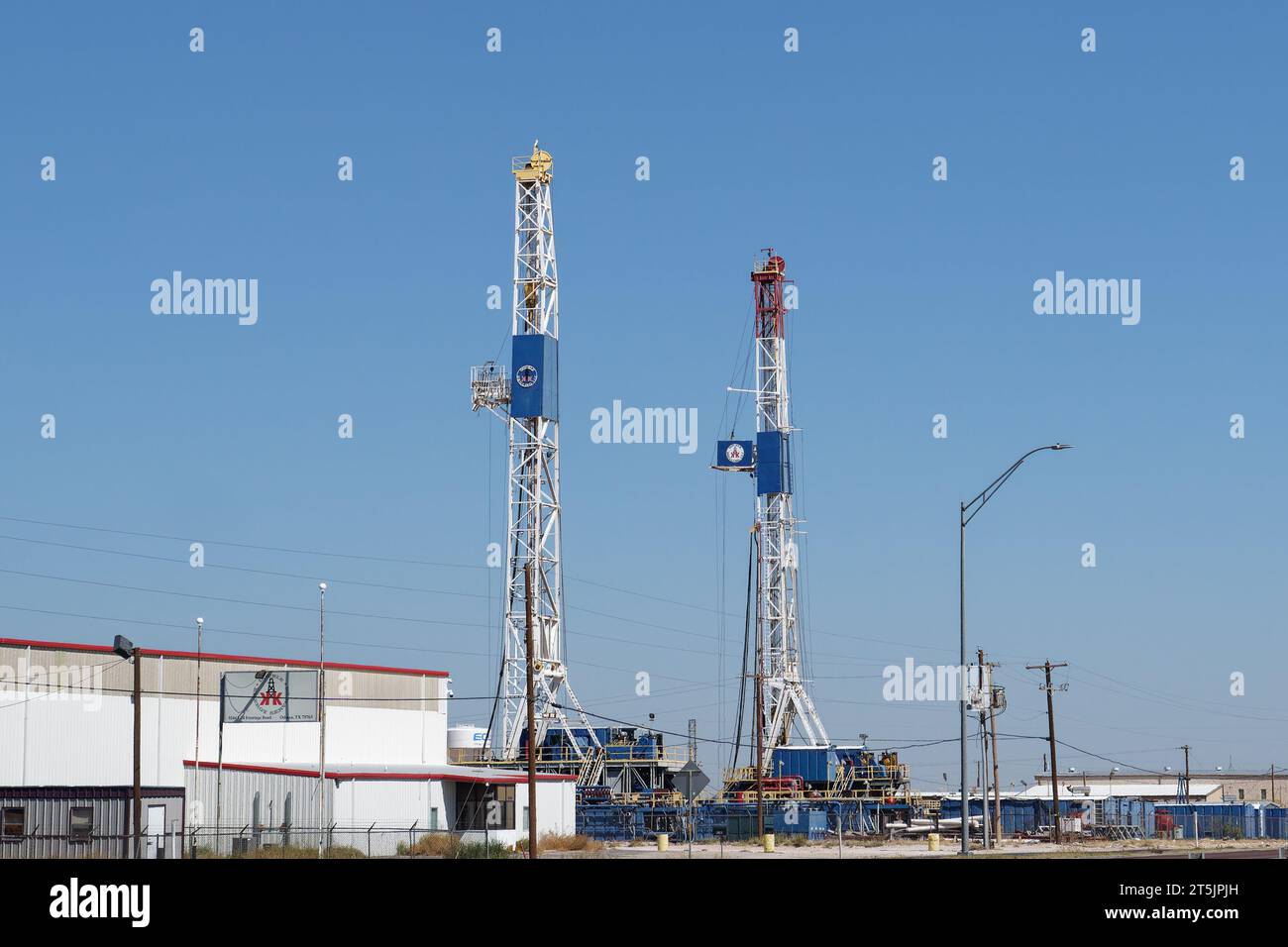 Odessa, Texas - Oct. 15, 2023: Double K Drilling is a family-owned ...