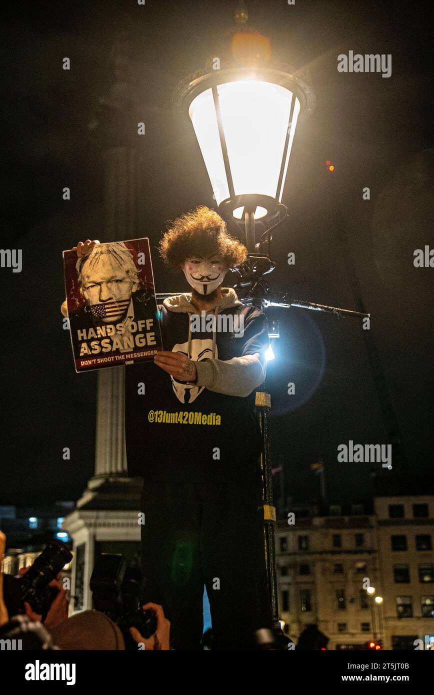 London, United Kingdom - November 5th 2023: Annual Million Mask March ...
