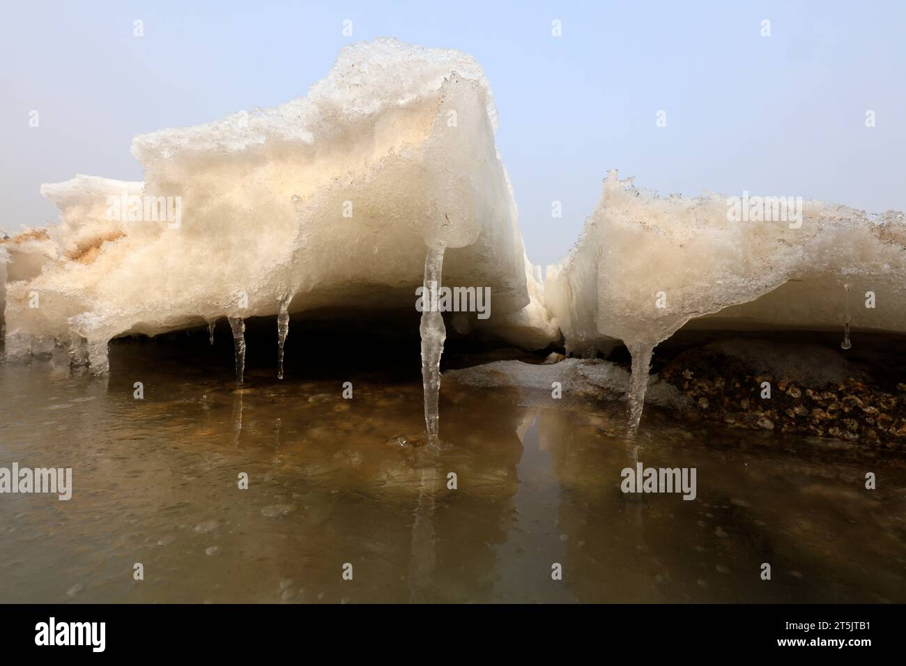 Melted sea ice Stock Photo - Alamy