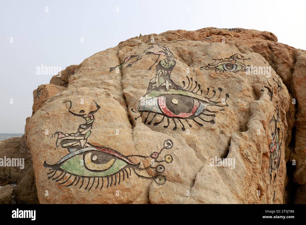 Rock engraving art Stock Photo - Alamy