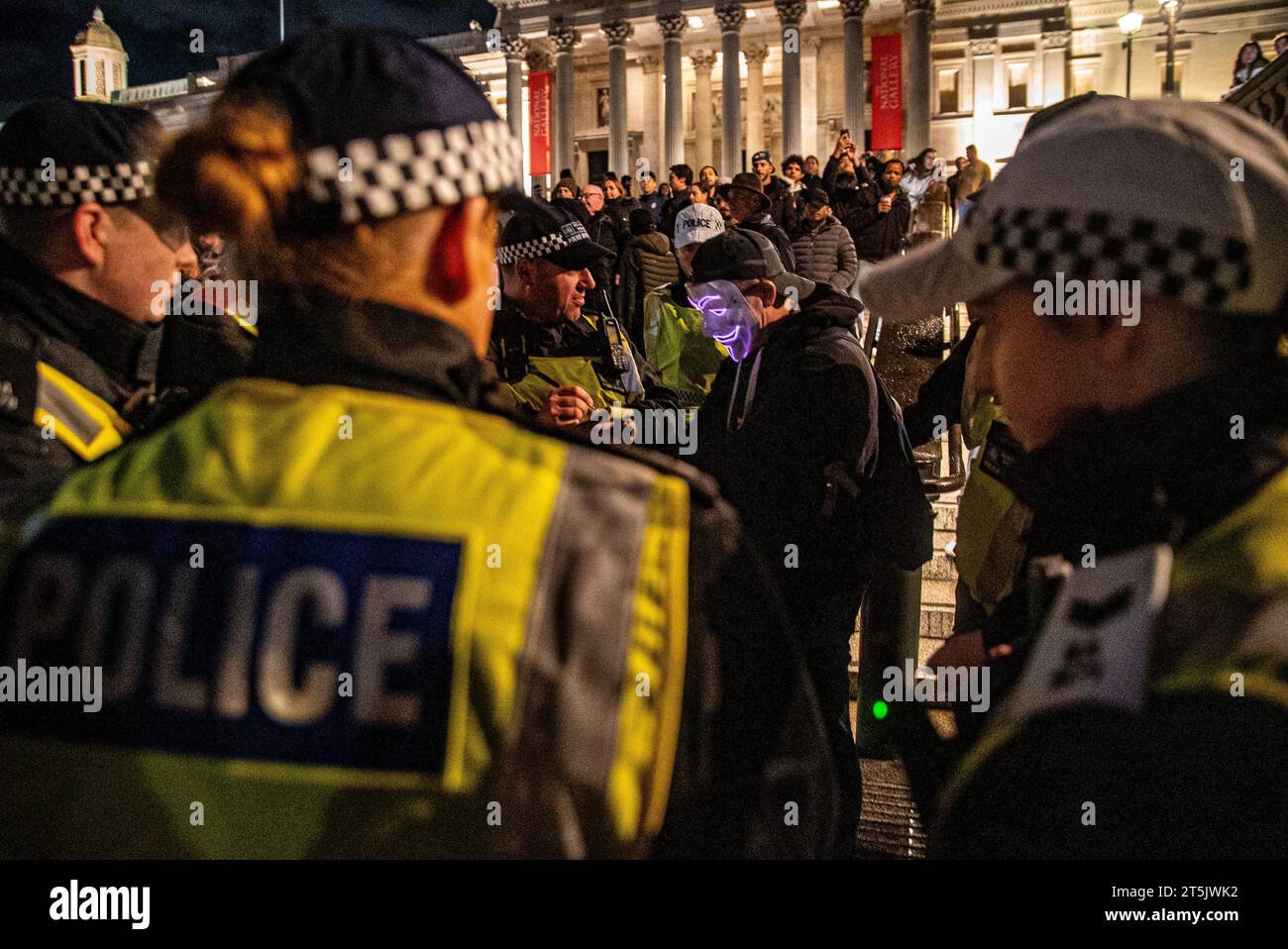 London, United Kingdom - November 5th 2023: Annual Million Mask March ...