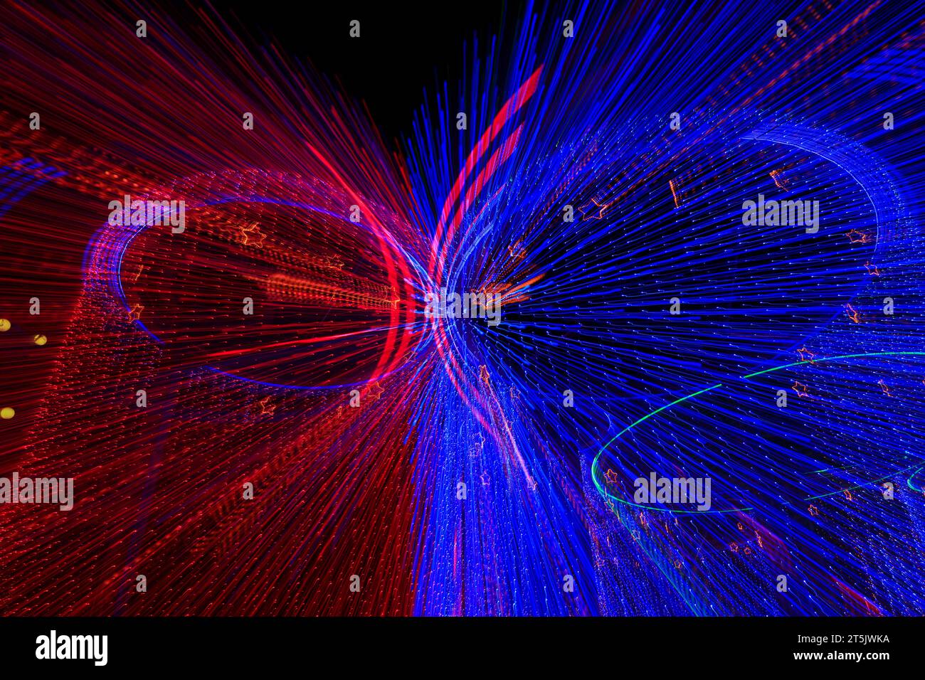 Color illusion drawing effect Stock Photo - Alamy