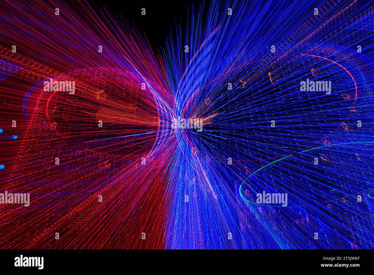 Color illusion drawing effect Stock Photo - Alamy