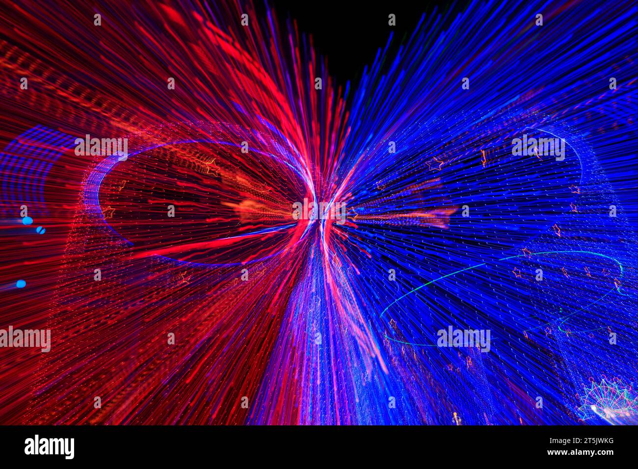 Color illusion drawing effect Stock Photo - Alamy
