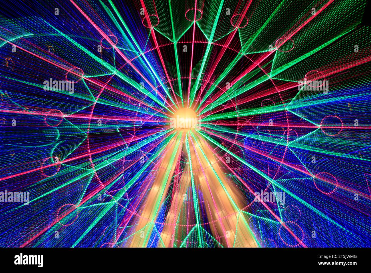 Color illusion drawing effect Stock Photo - Alamy