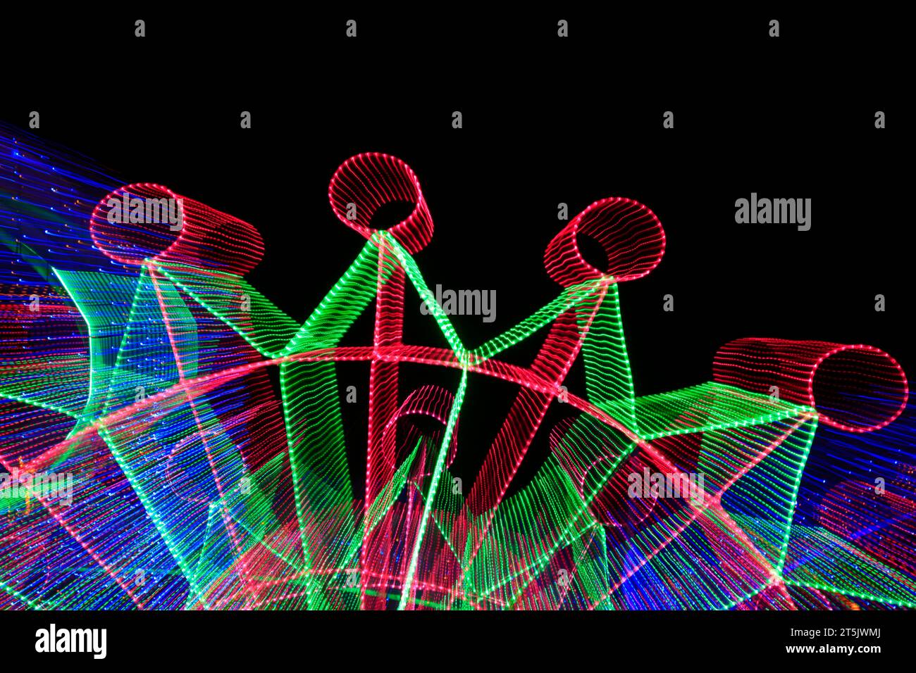 Color illusion drawing effect Stock Photo - Alamy