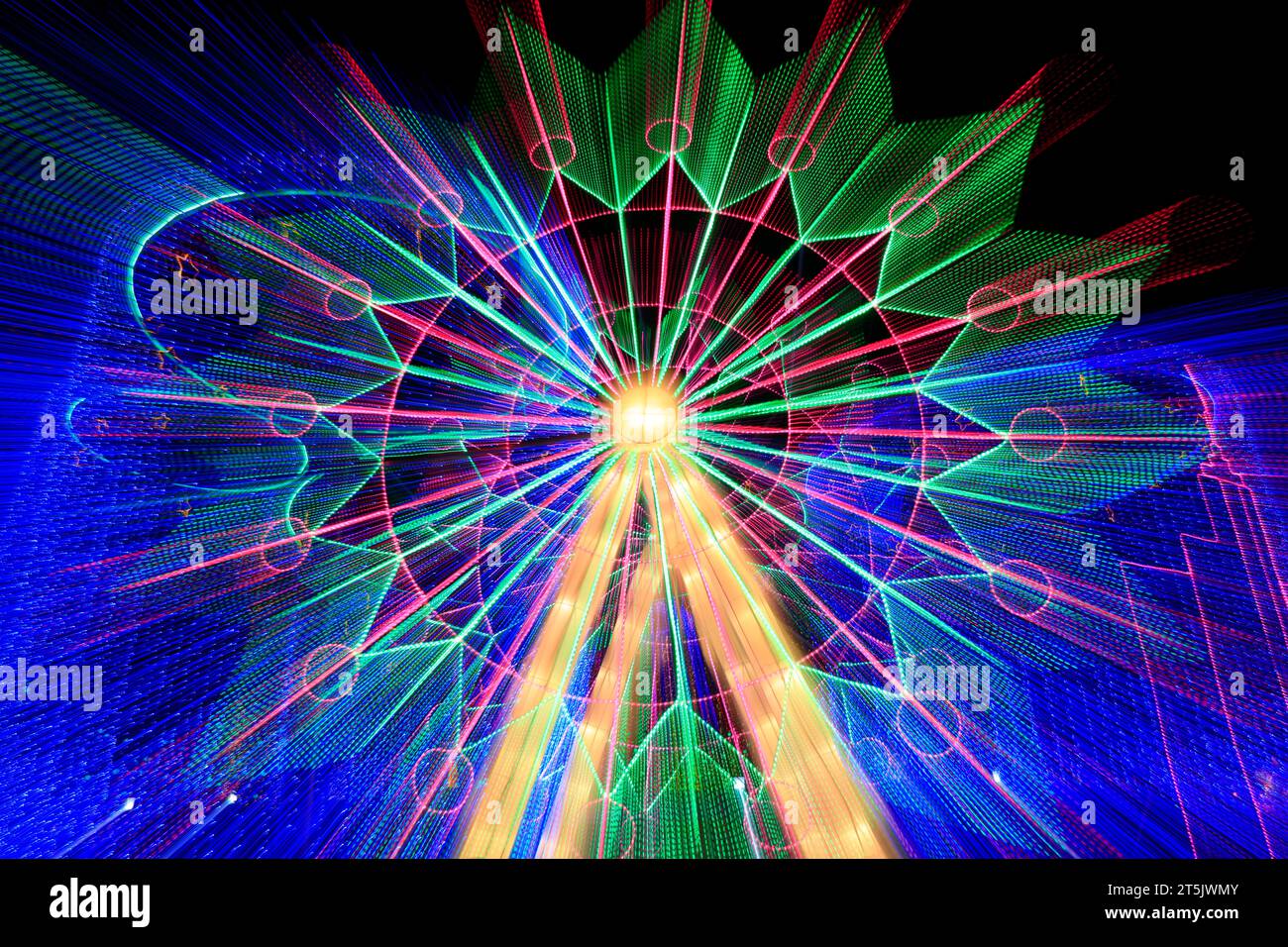 Color illusion drawing effect Stock Photo - Alamy