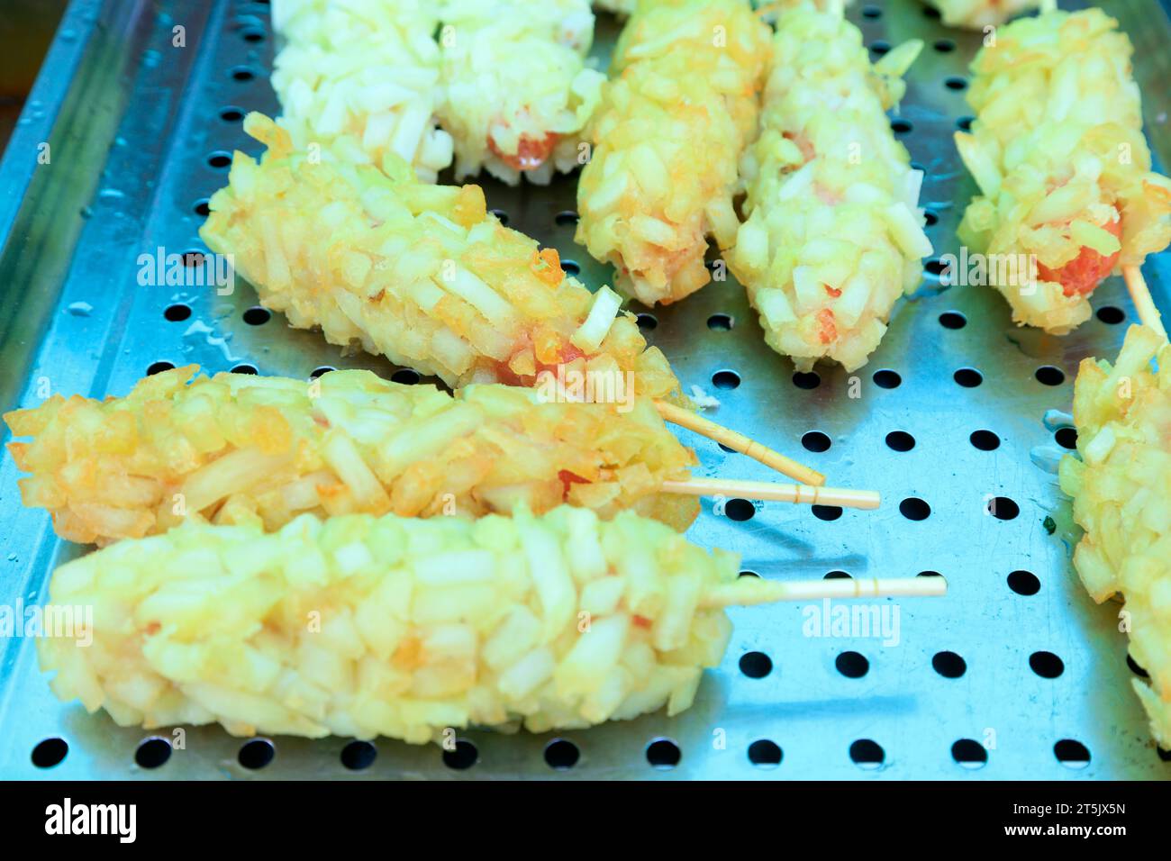 Chinese cuisine Taiwan big hot dog Stock Photo - Alamy