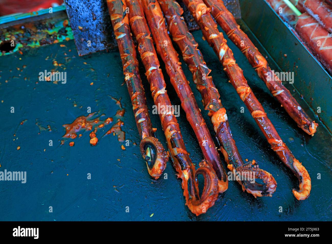 Chinese gourmet Octopus feet Stock Photo - Alamy