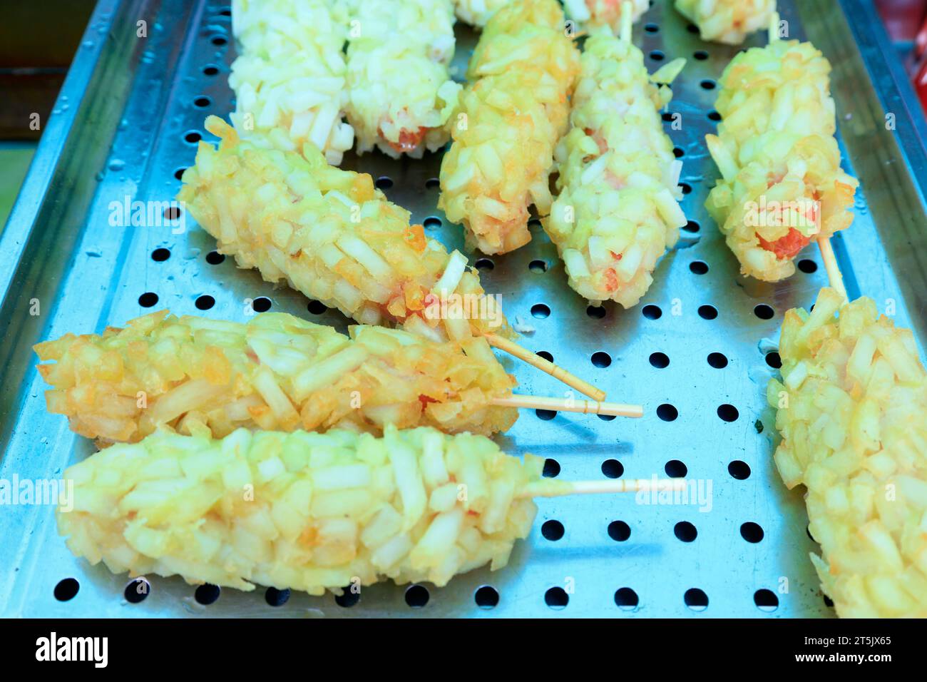 Chinese cuisine Taiwan big hot dog Stock Photo - Alamy