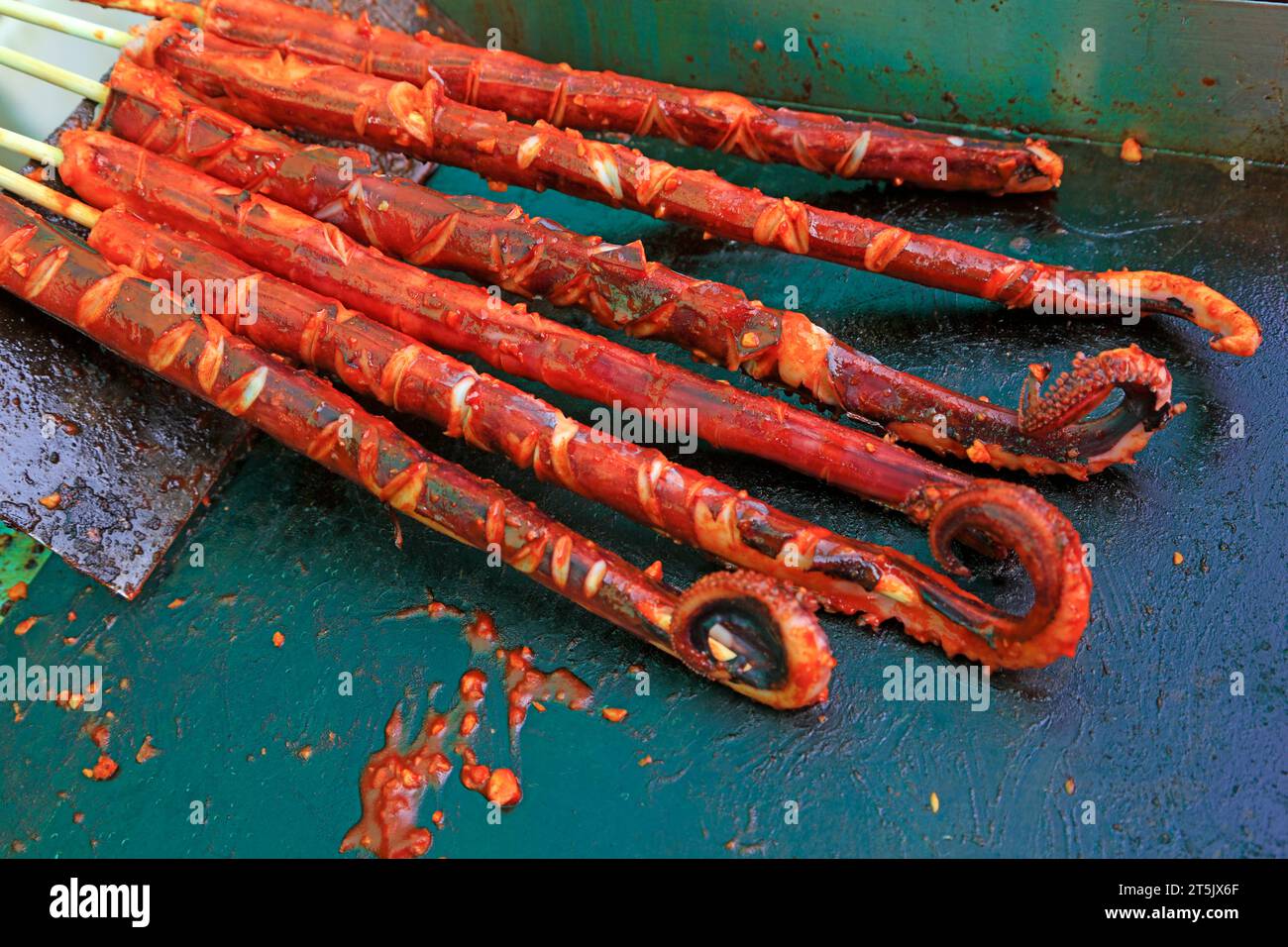 Chinese gourmet Octopus feet Stock Photo - Alamy
