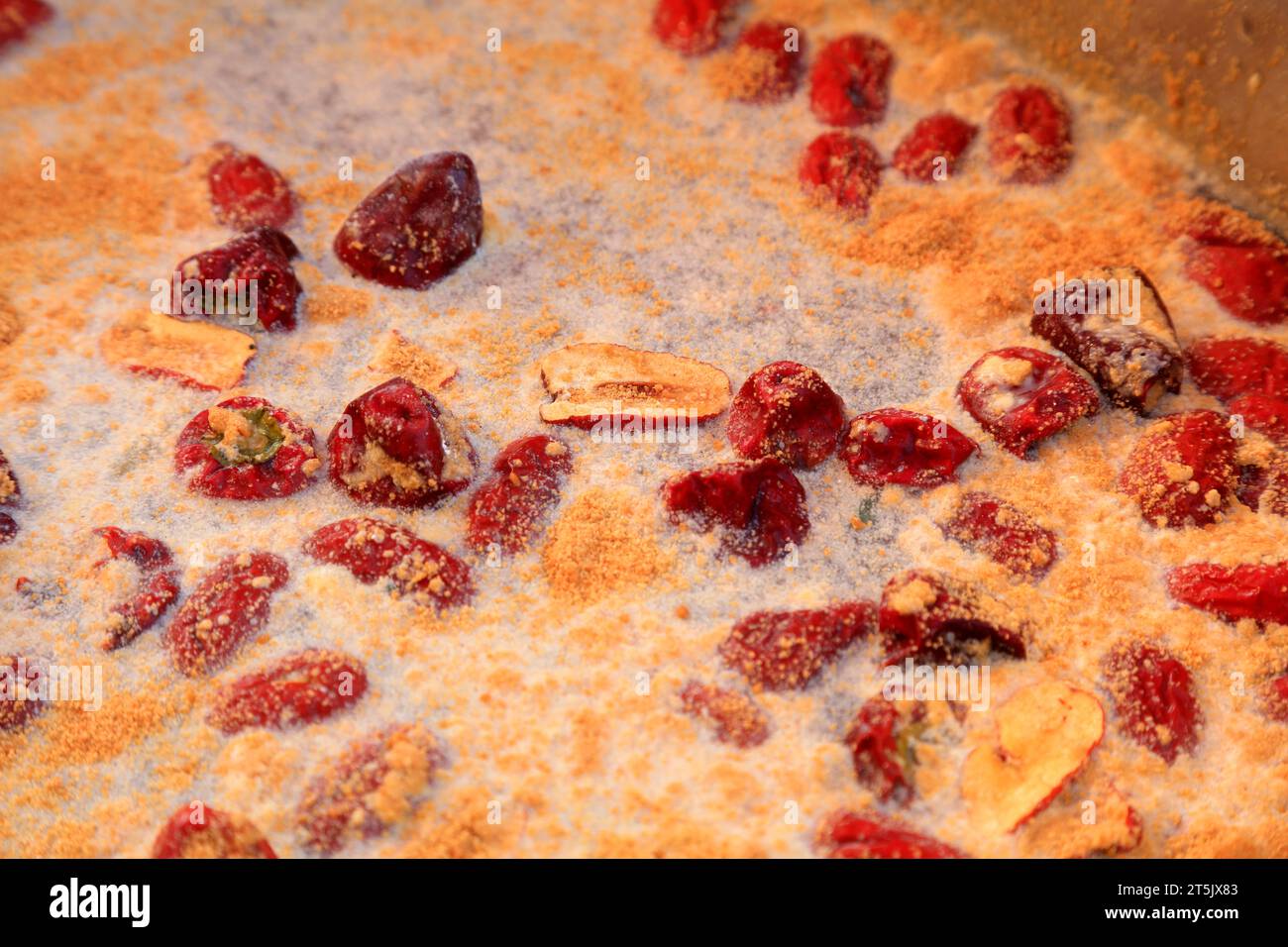 Chinese snacks red jujube Stock Photo - Alamy