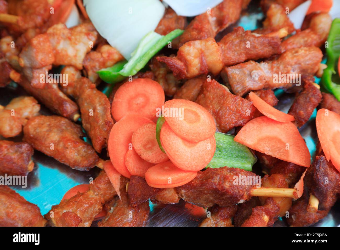 Chinese snack mutton Stock Photo - Alamy