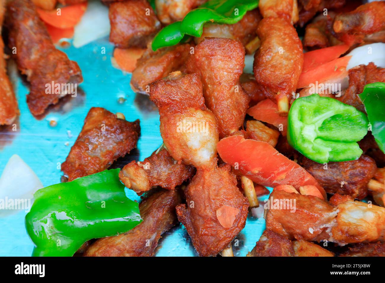 Chinese snack mutton Stock Photo - Alamy