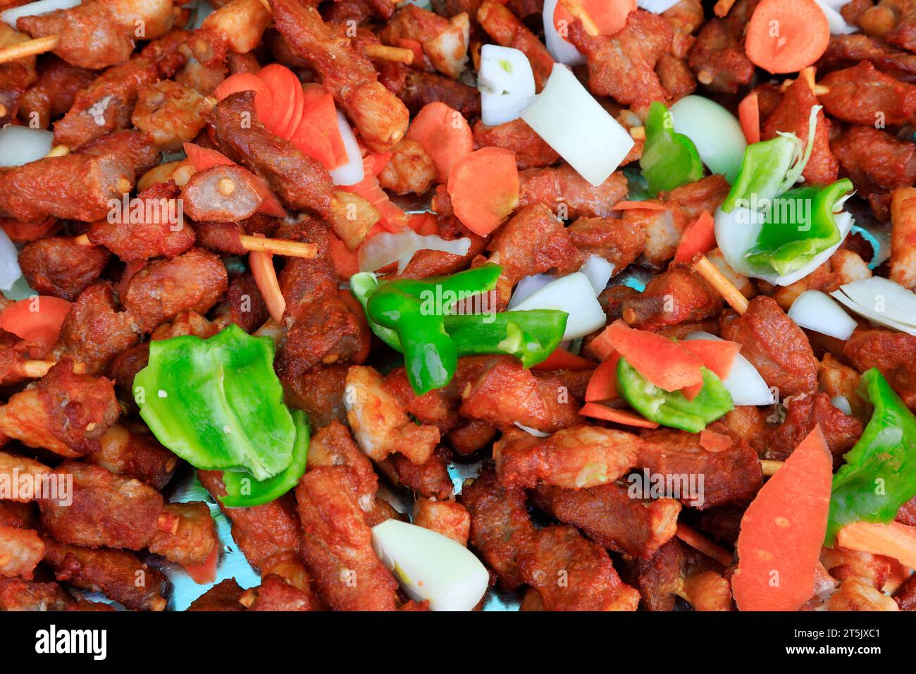 Chinese snack mutton Stock Photo - Alamy