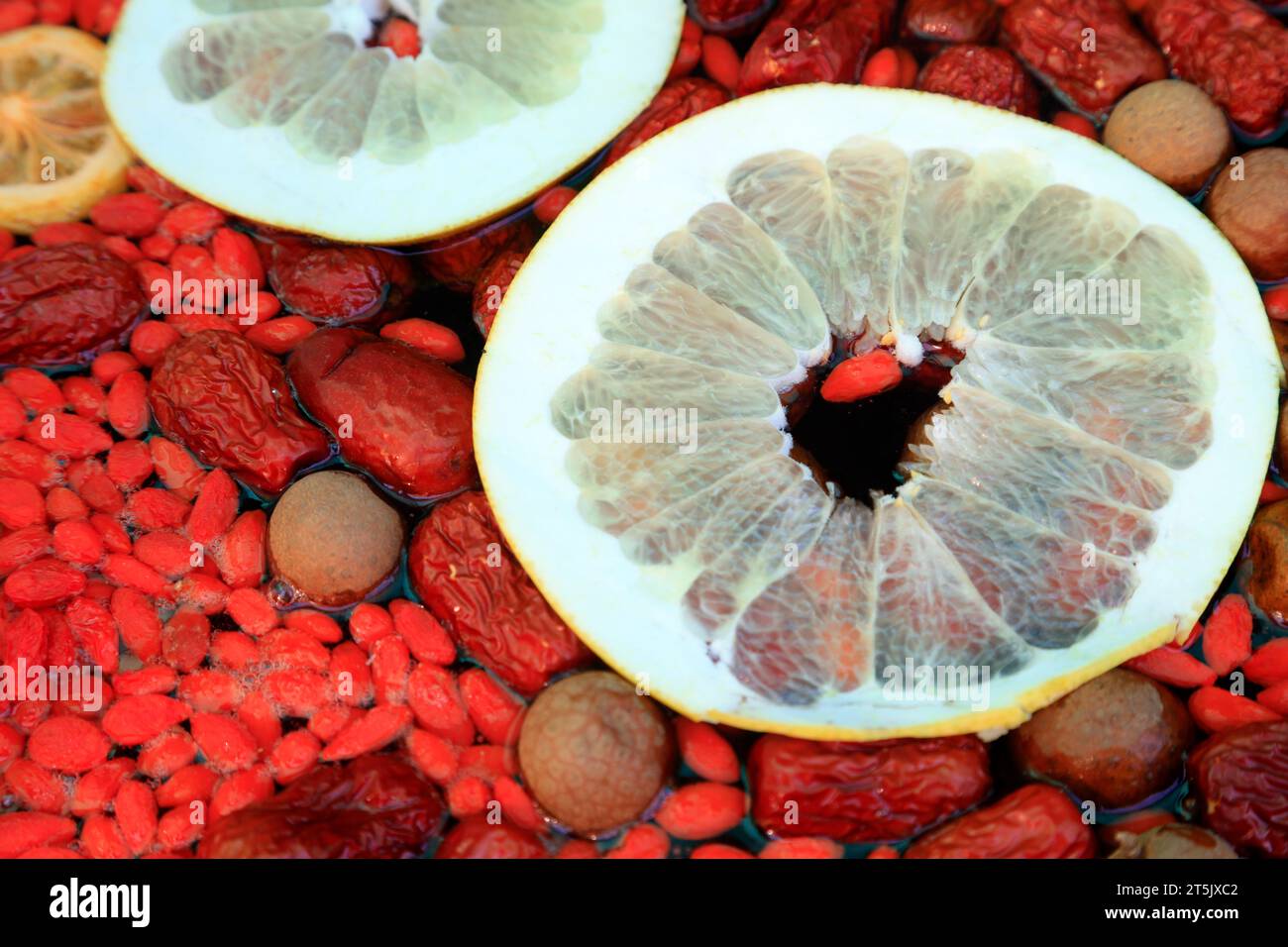 Chinese drink Coconut red jujube Stock Photo - Alamy