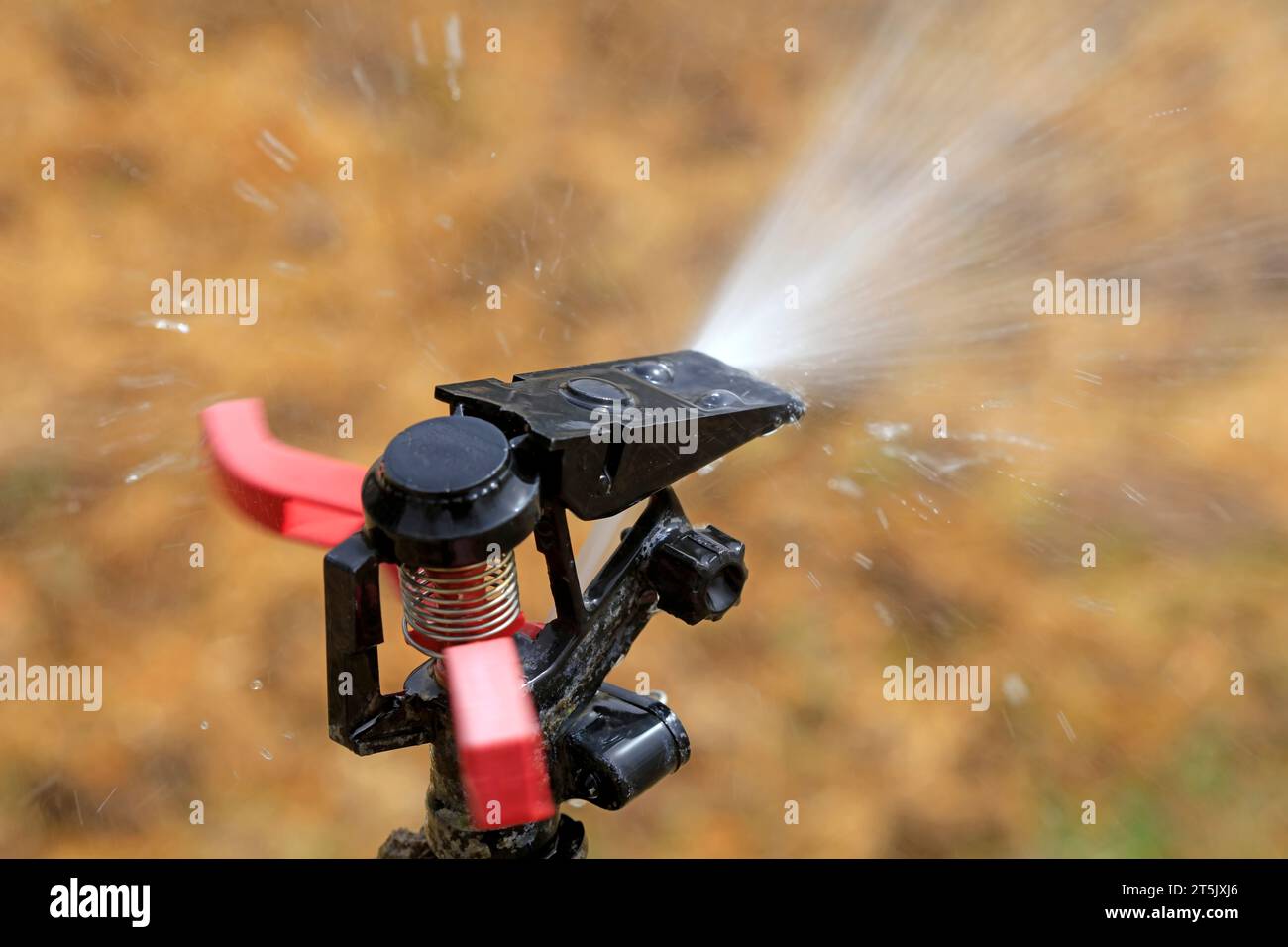 Sprinkler irrigation equipment Stock Photo - Alamy
