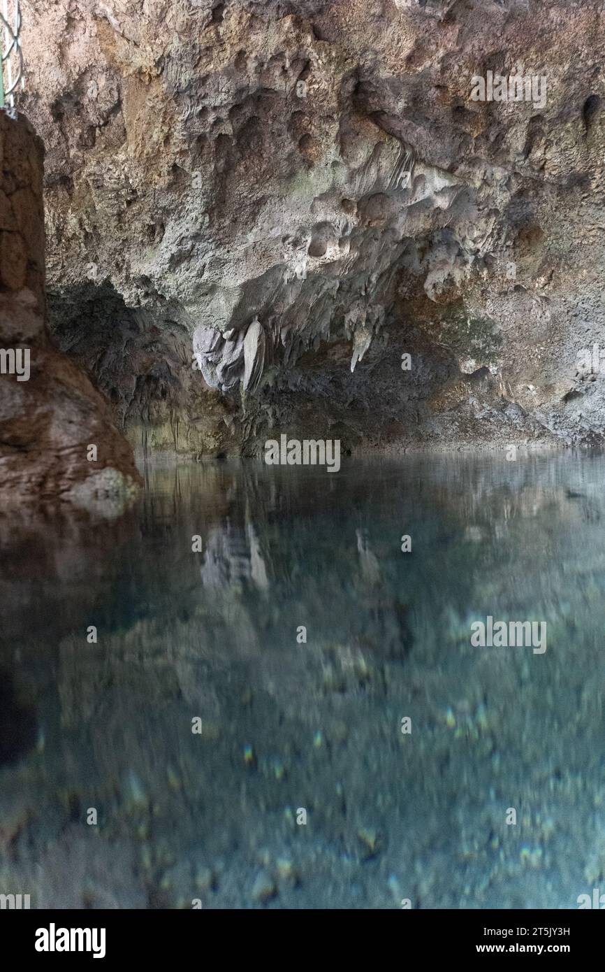 Beautiful view of the The 3 Eyes National Park in Santo Domingo ...