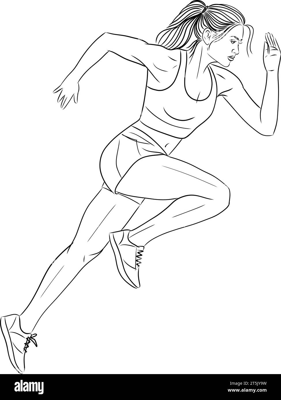 Athlete speed Stock Vector Images - Alamy