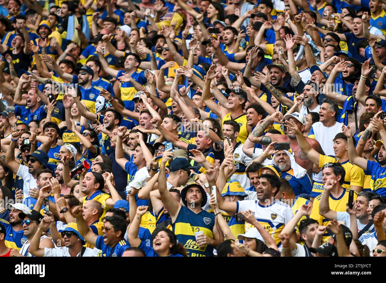 Rio, Brazil - November 04, 2023, Fans in match between Fluminense (BRA ...
