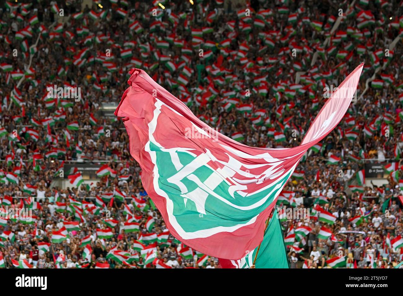 Rio, Brazil - November 04, 2023, Fans in match between Fluminense (BRA ...