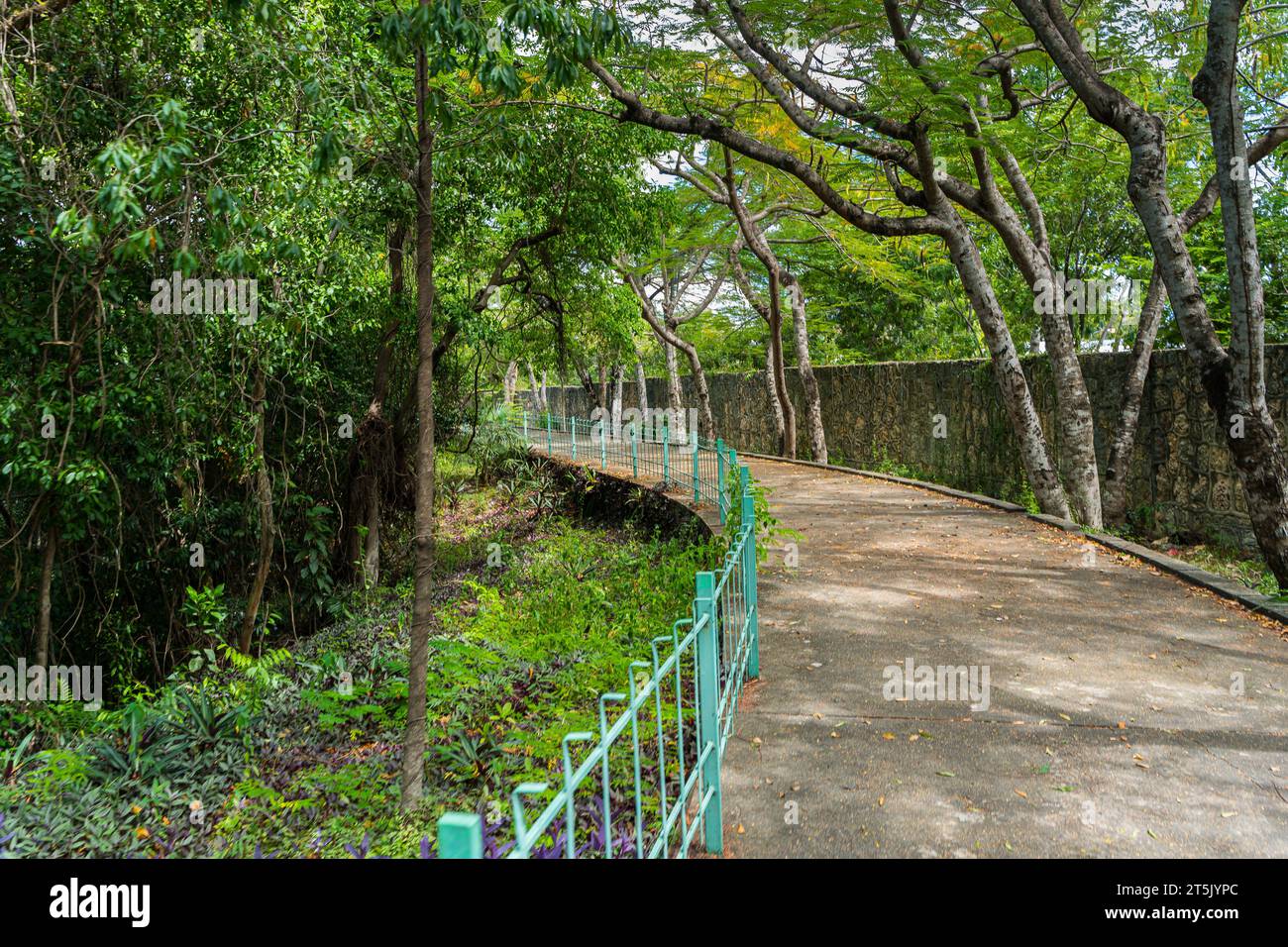 Beautiful view of the The 3 Eyes National Park in Santo Domingo ...
