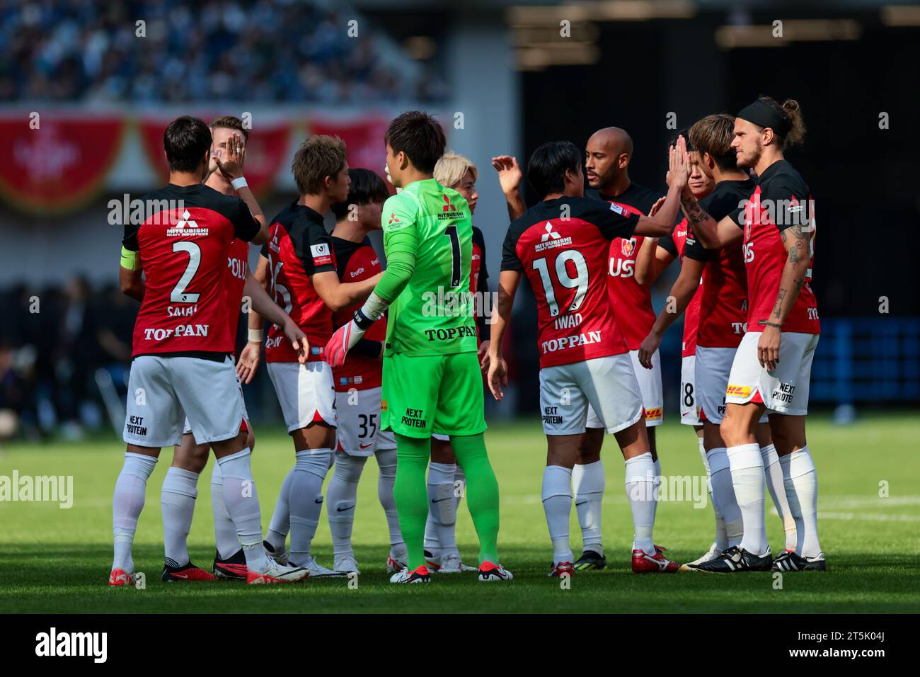 Tokyo, Japan. 4th Nov, 2023. Urawa Red Diamonds team group (Reds ...