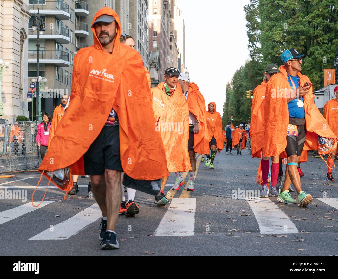 Finishers of TCS New York City marathon in open divisions walk along ...