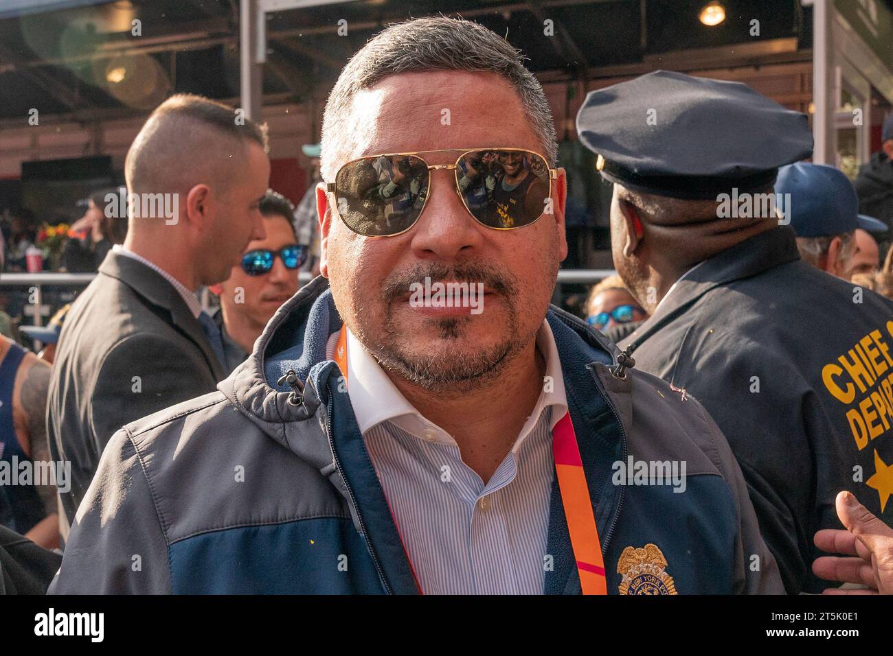 New York, USA. 05th Nov, 2023. Police Commissioner Edward Caban attends ...