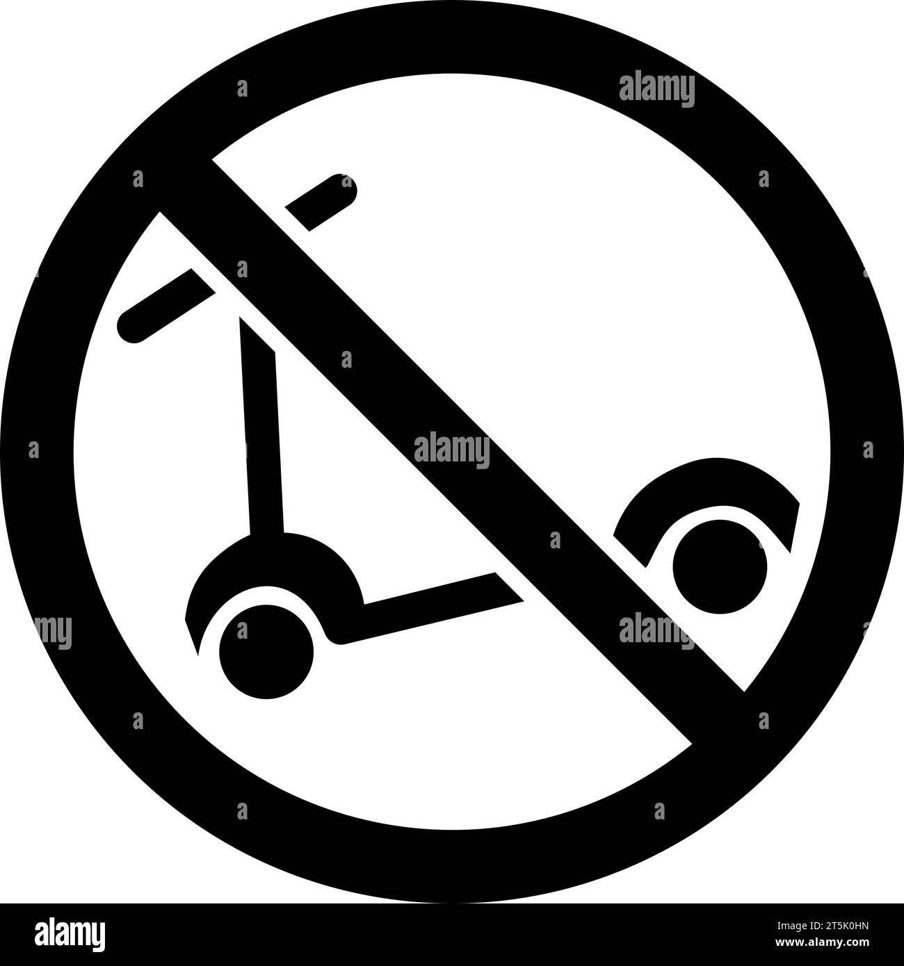 No scooters sign symbol in vector Stock Vector Image & Art - Alamy
