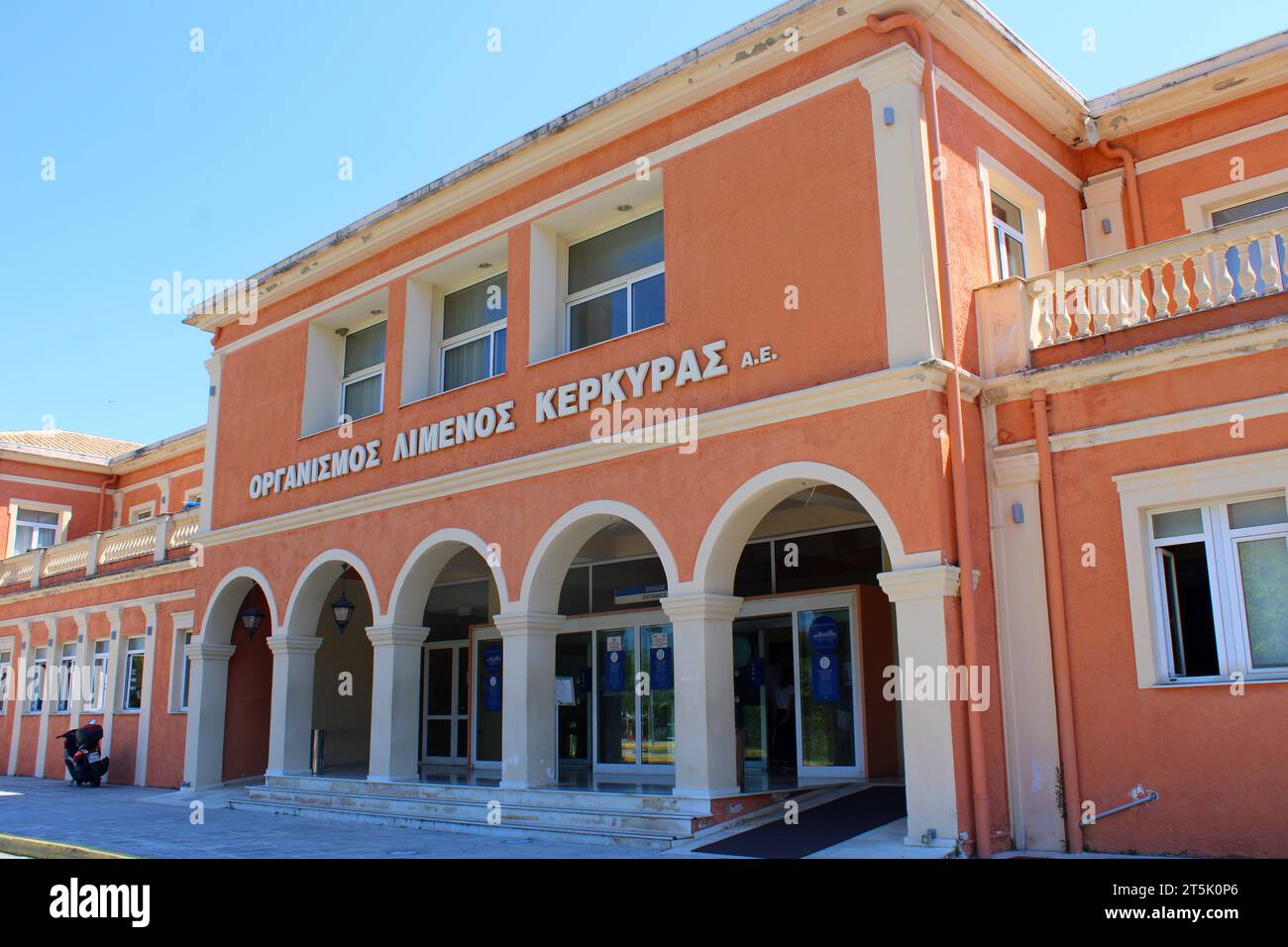 Passenger Terminal at the Port of Corfu, Greece Stock Photo - Alamy