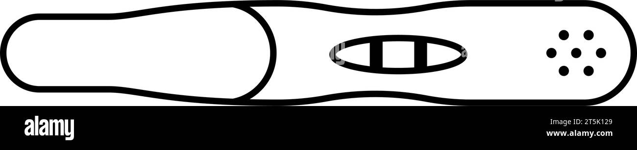 Positive pregnancy test kit in vector Stock Vector Image & Art - Alamy